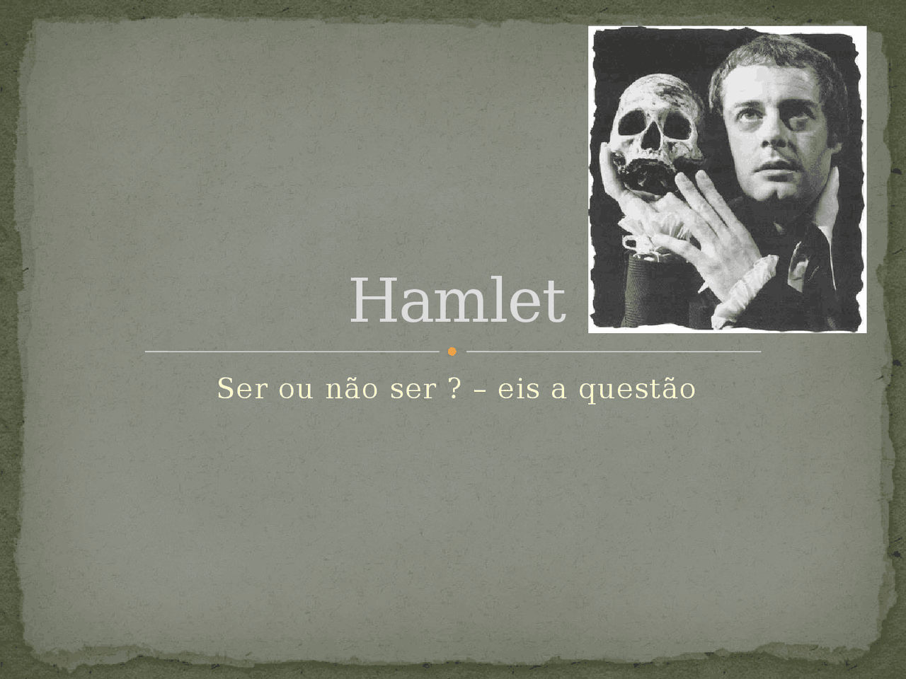 Hamlet - Biografia de Shakespear e conclusão do livro Hamlet - Docsity