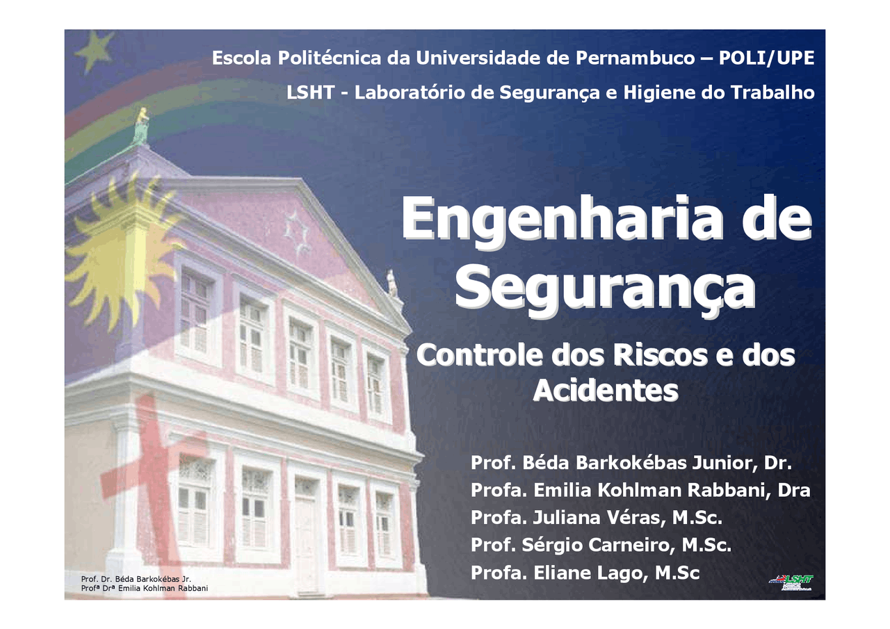 03 Controle Dos Riscos De Acidentes Tipos Riscos Docsity