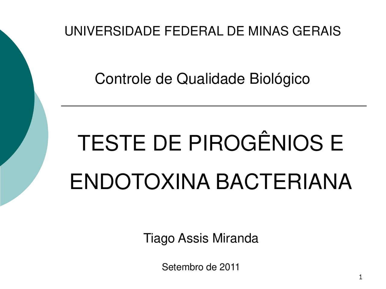 Endotoxinas bacterianas - Aula de Teste de endotoxinas Bacterianas ...