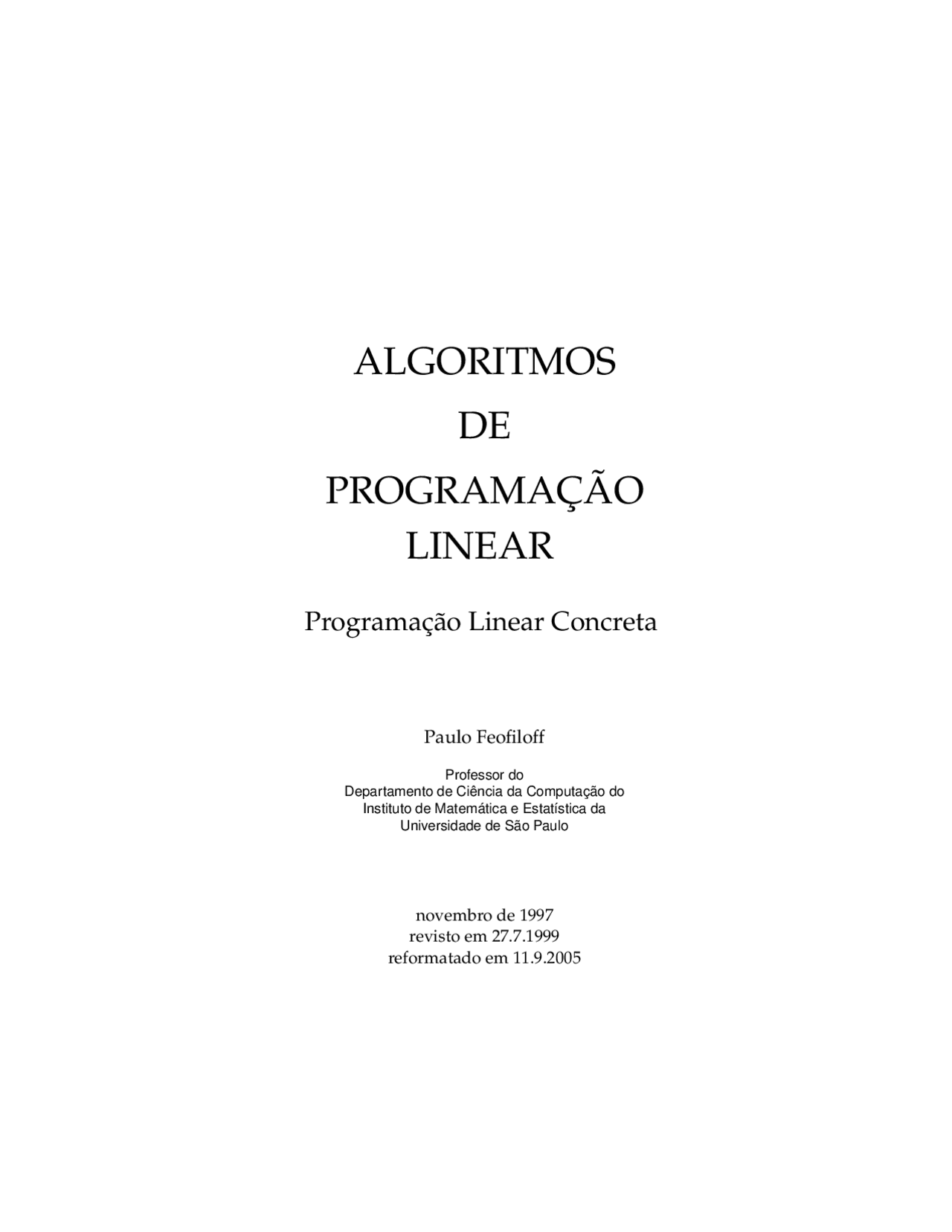 Programaçao Linear Programaçao Linear Computacional Docsity