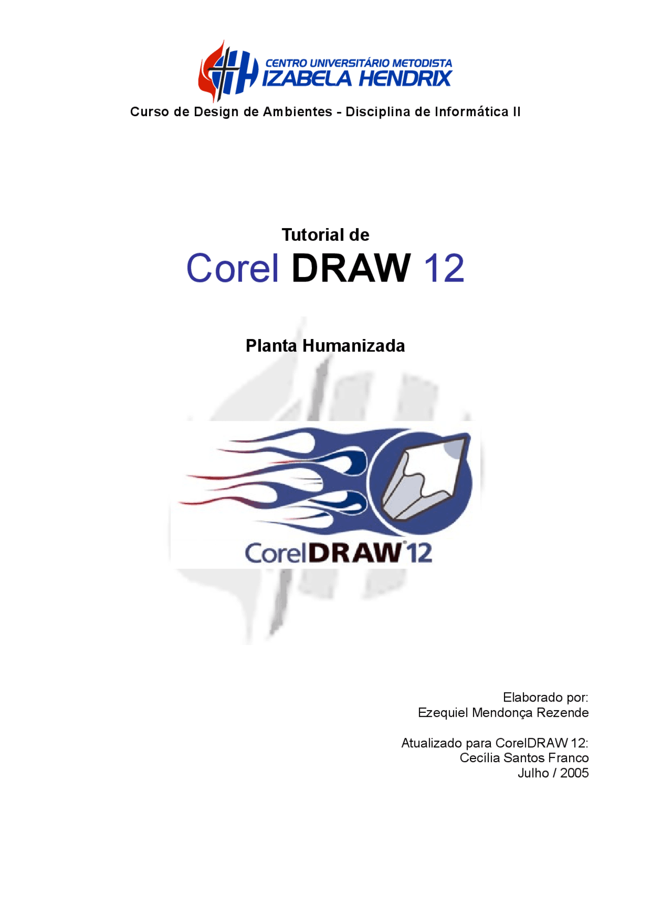Apostila Corel Draw12 Apartamento Corel Corel Docsity