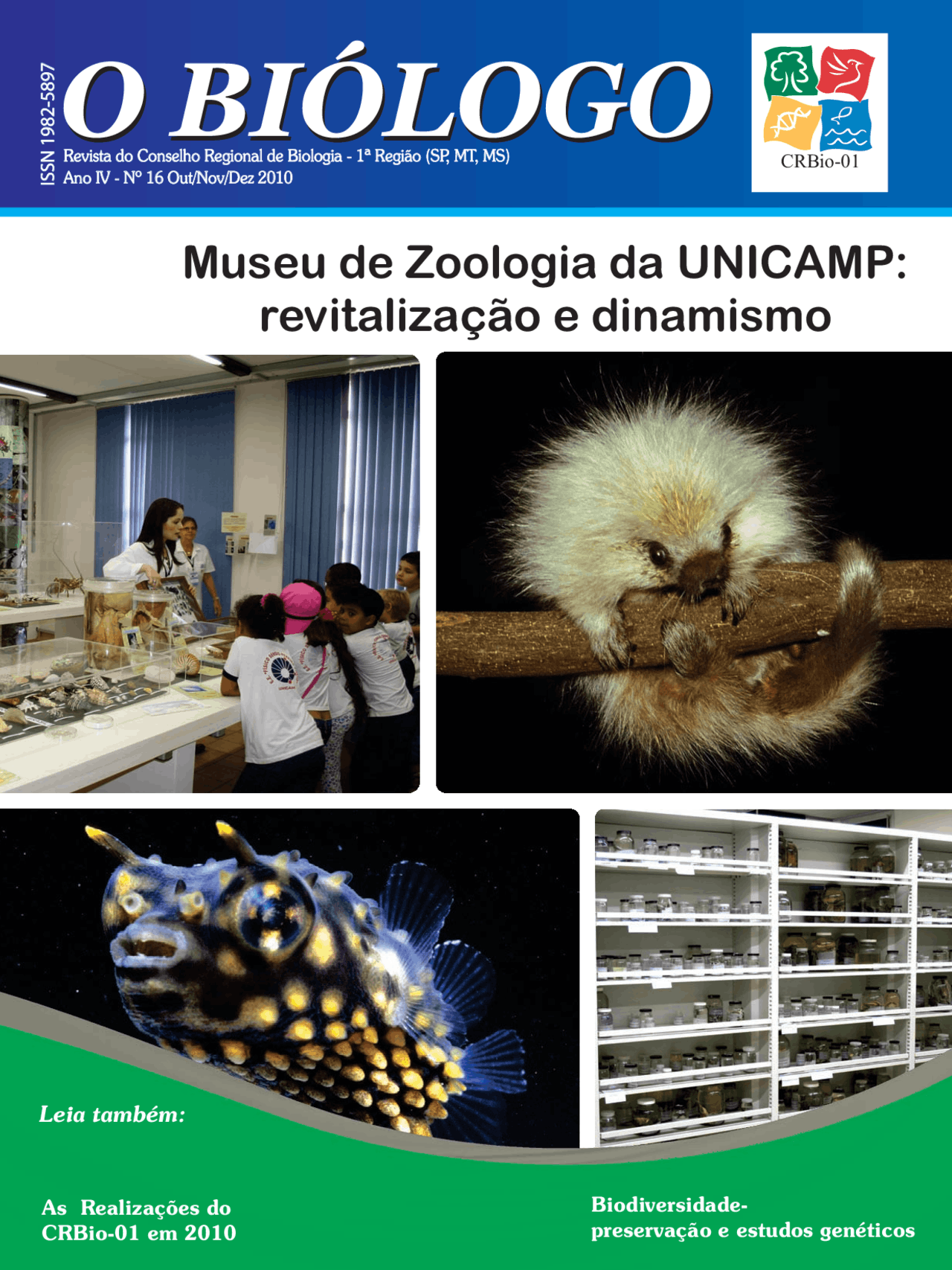 REVISTA O BIÓLOGO - REVISTA DO CONSELHO REGIONAL DE BIOLOGIA. - Docsity