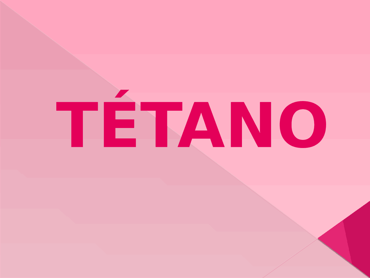 Tétano Trabalho Trabalho Sobre O Que é O Tetano Medidas De Prevenção