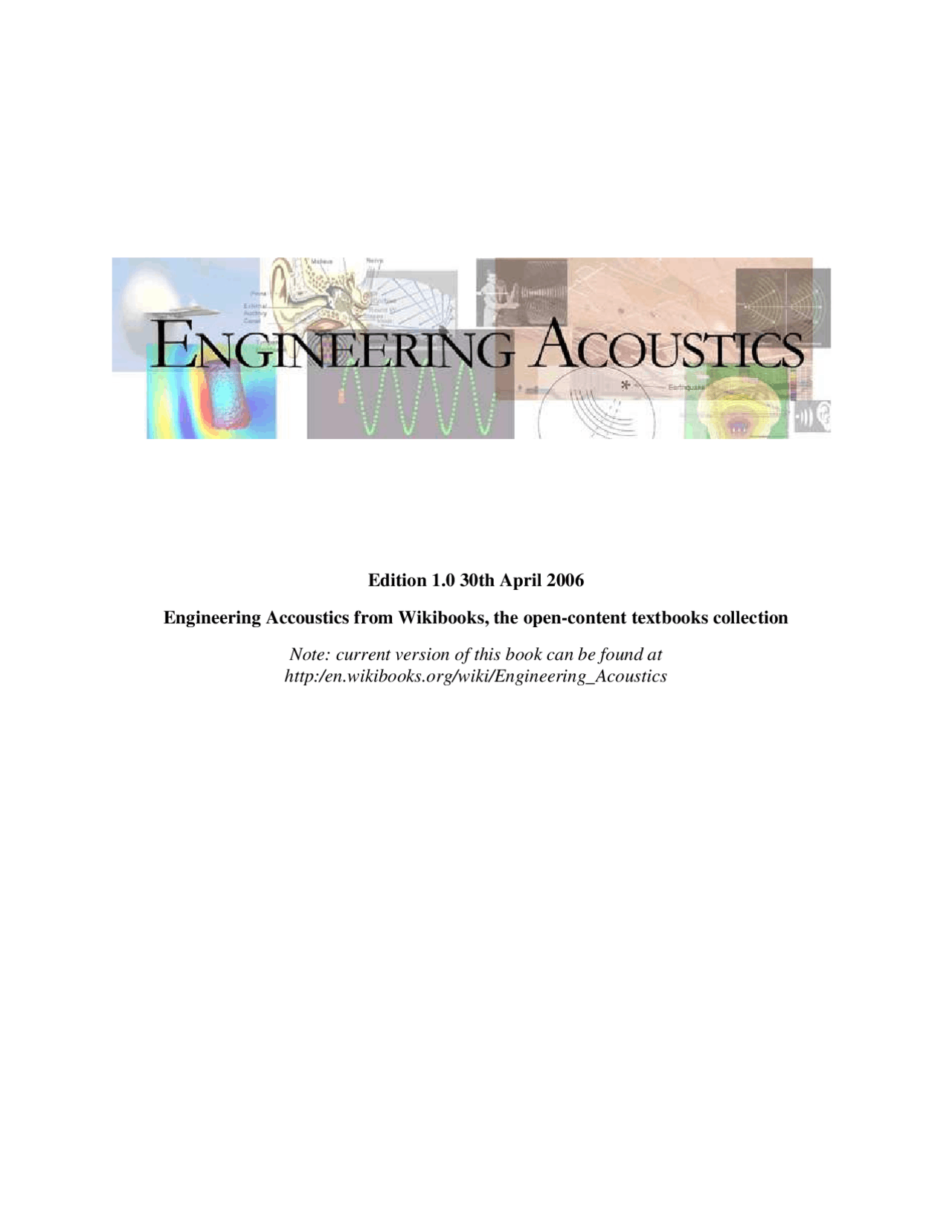 Engineering Acoustics Engenharia Acustica Wikibooks Docsity
