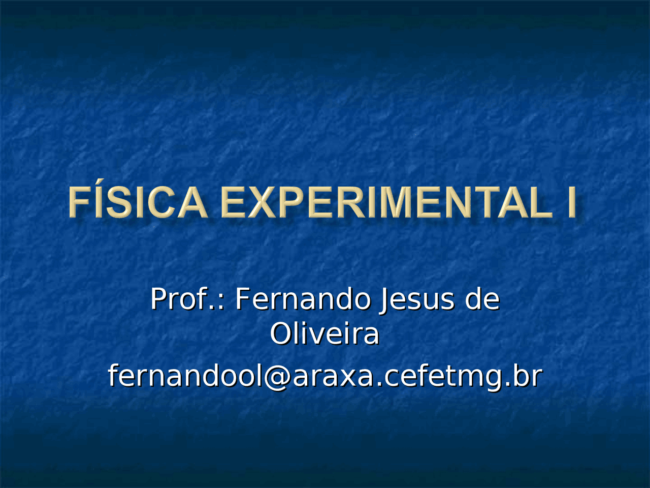 38738 Física Experimental Fisica Experimental Docsity