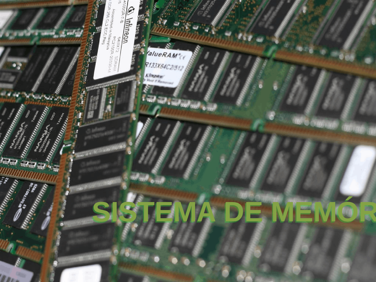Sistema de Memória - Slide apresentação - Docsity