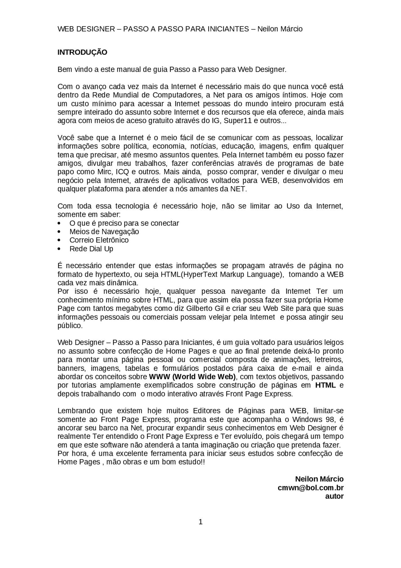 Guia Passo a Passo para Iniciantes em Criação de Páginas Web: HTML ...