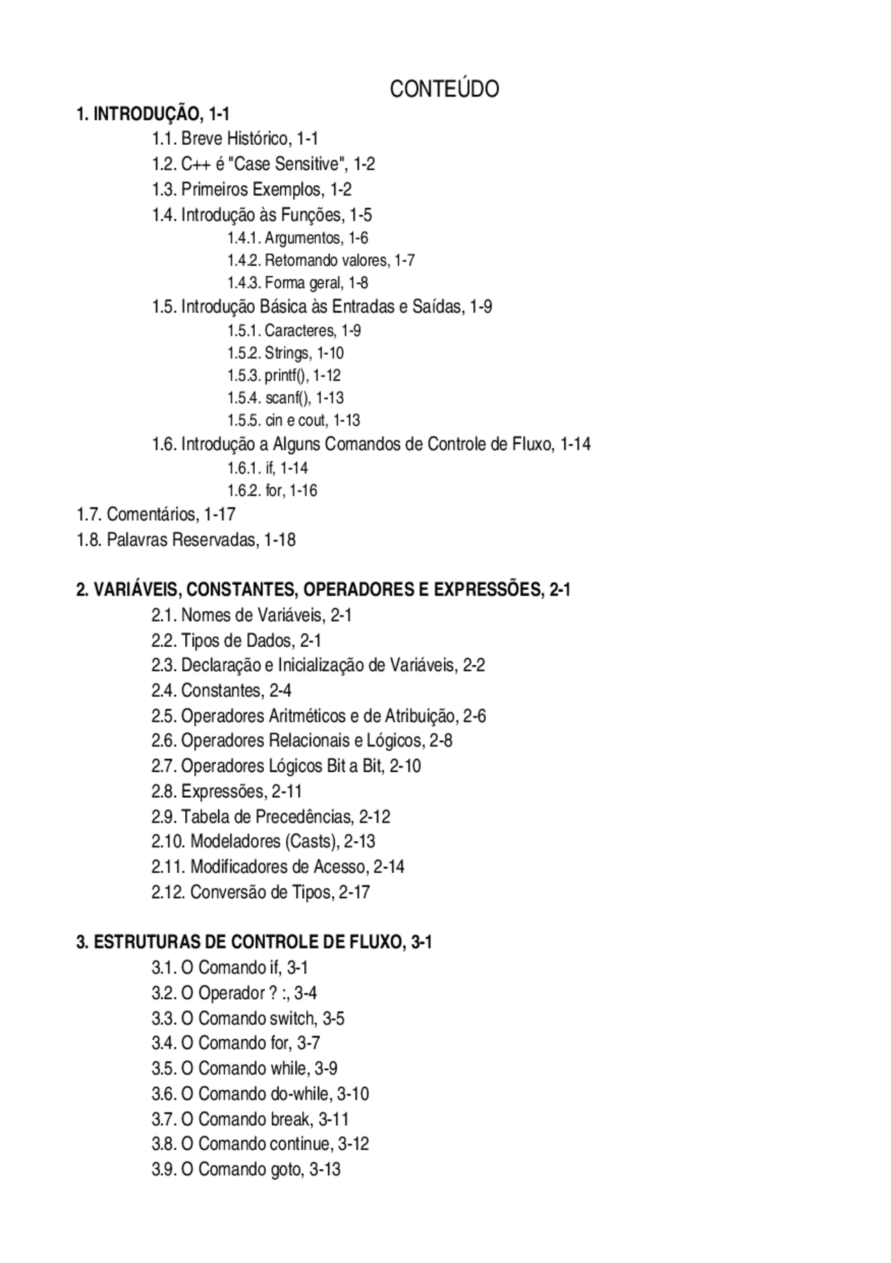 Apostila De C Prof Ricardo Linguagem C Docsity