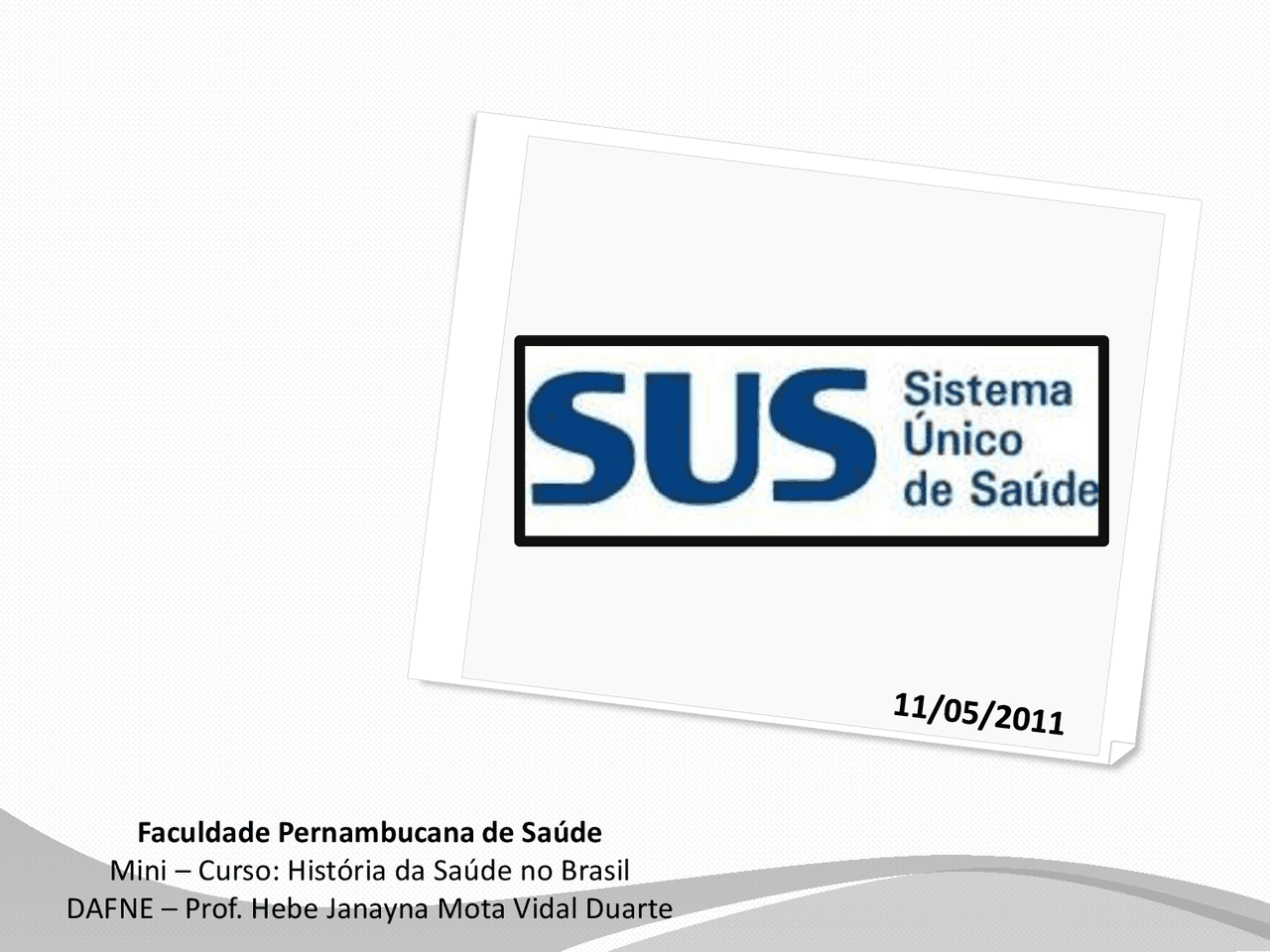 Mini - curso - sus - mini - curso - sus - Docsity