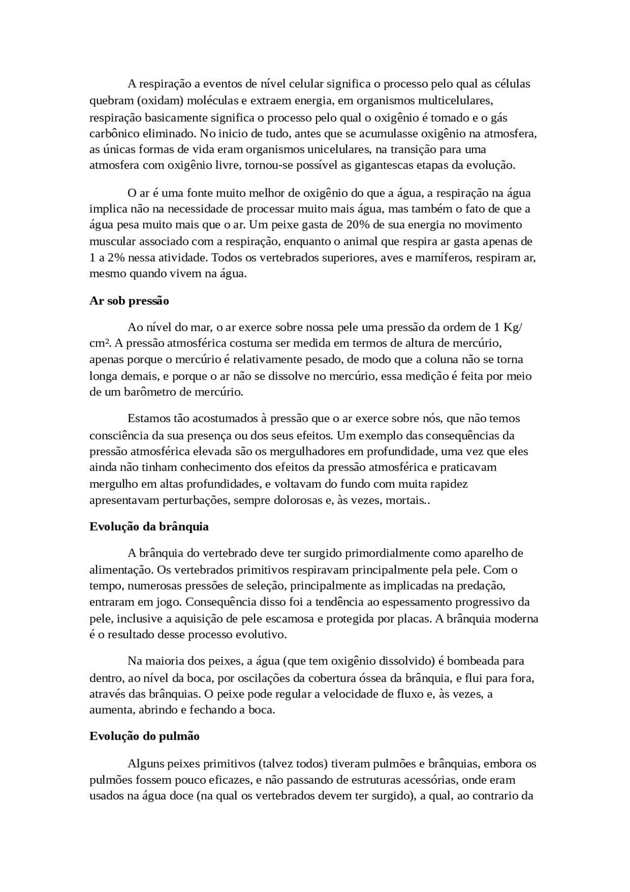 Resumo Respiração Fhwlgsfkljgrg Docsity