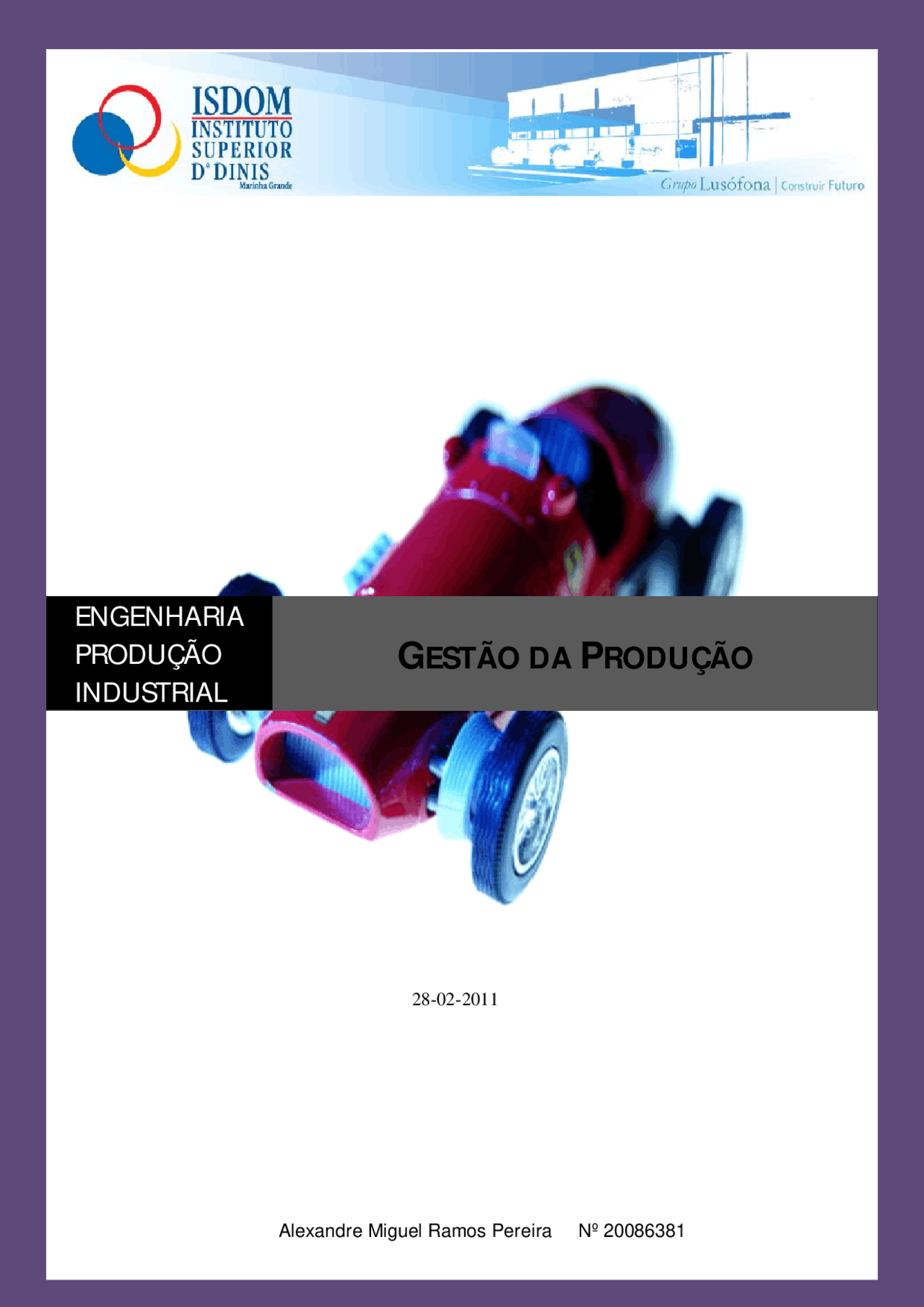 Gestão Da Produção Gestão Da Produção Docsity
