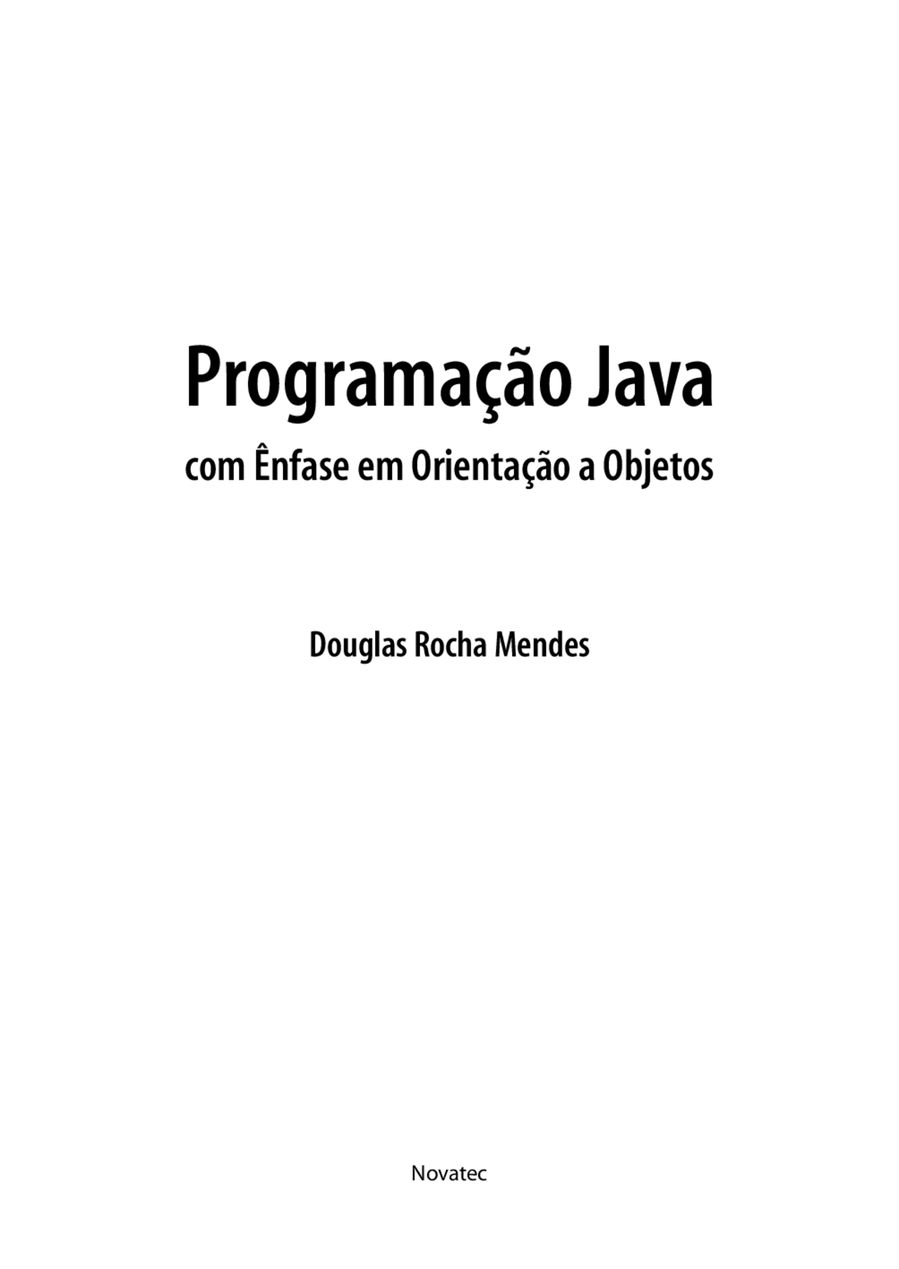 Java Programação Orientada A Objetos Java Programação Orientada A