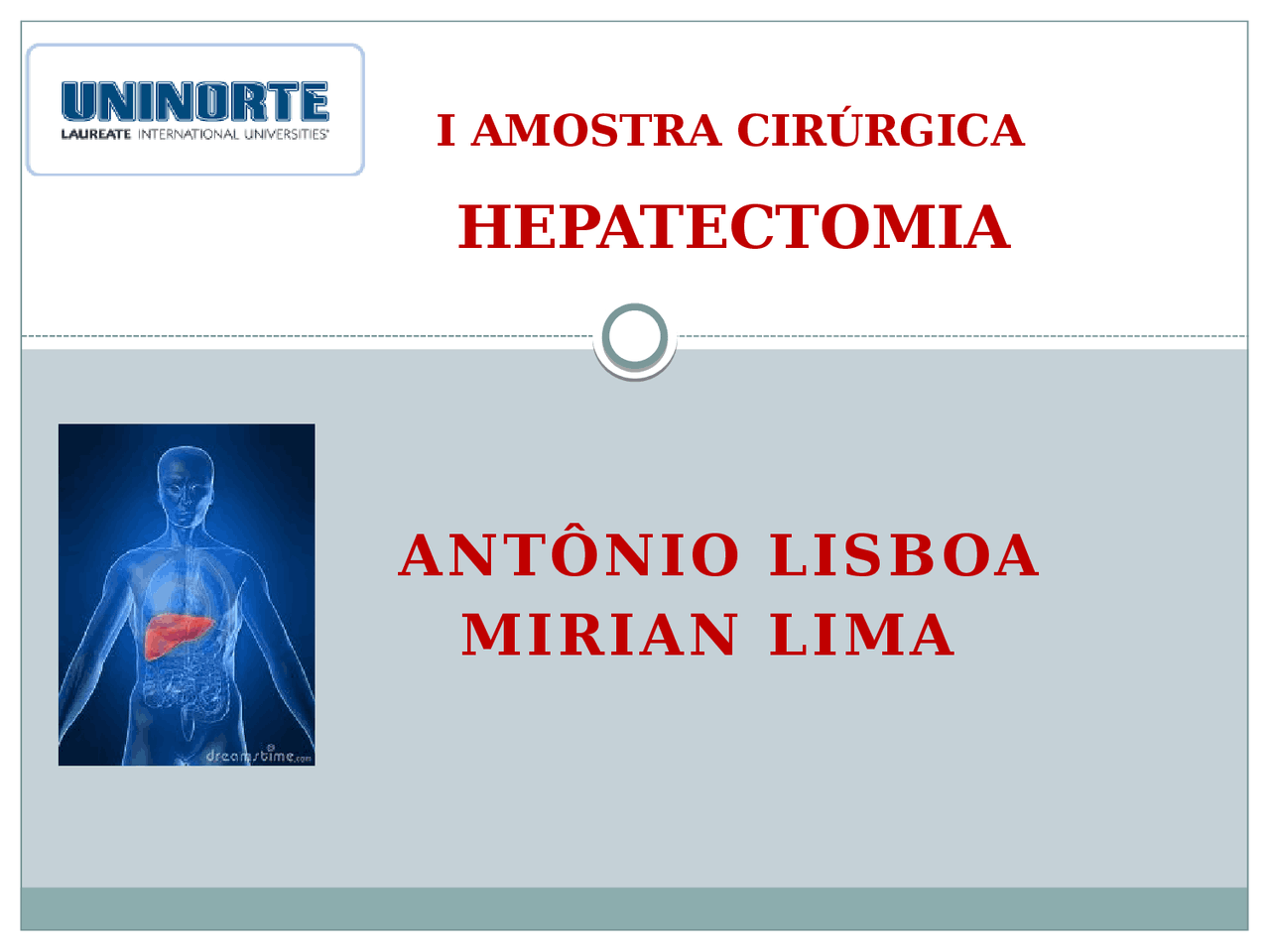 Hepatec semi - cirugia de figado - Docsity