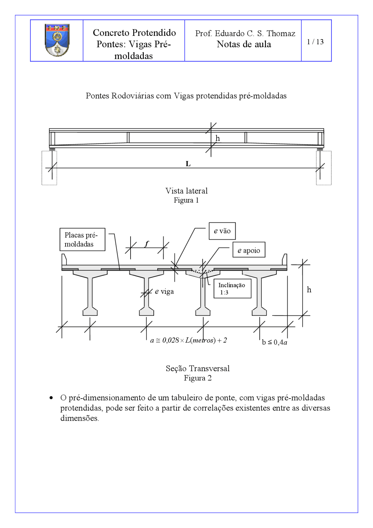 E-Book - Prof Eduardo Thomaz - Vigas Pre-moldadas - Vigas Pré-Moldadas ...