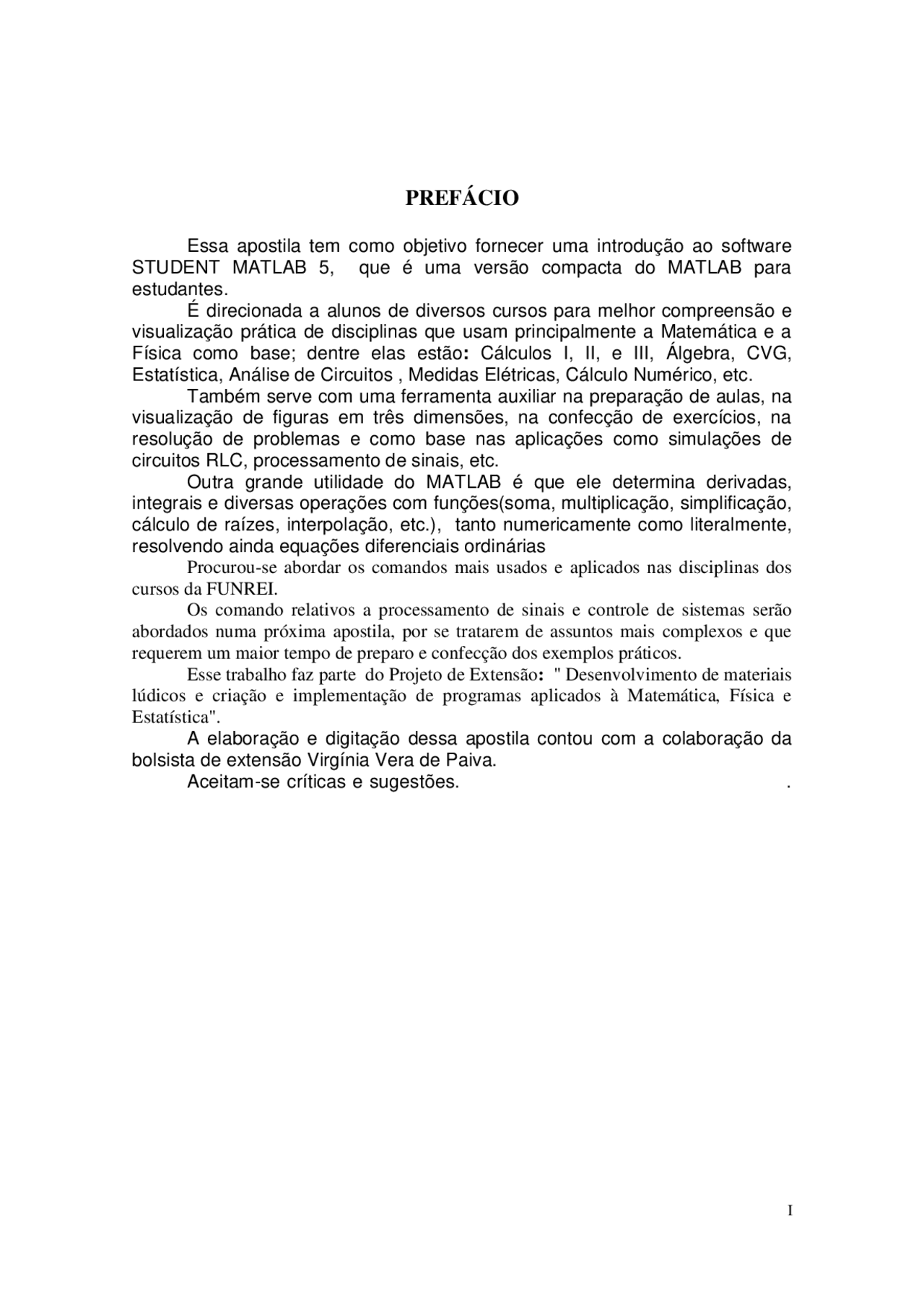Apostila De Matlab 5 Apostila De Matlab Docsity