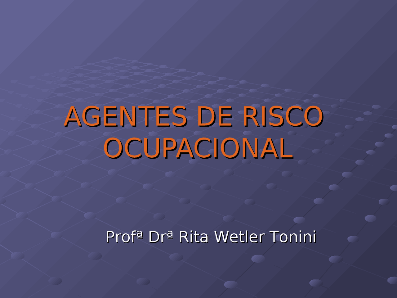 Agentes de risco - agentes de risco ocupacional, riscos físicos ...