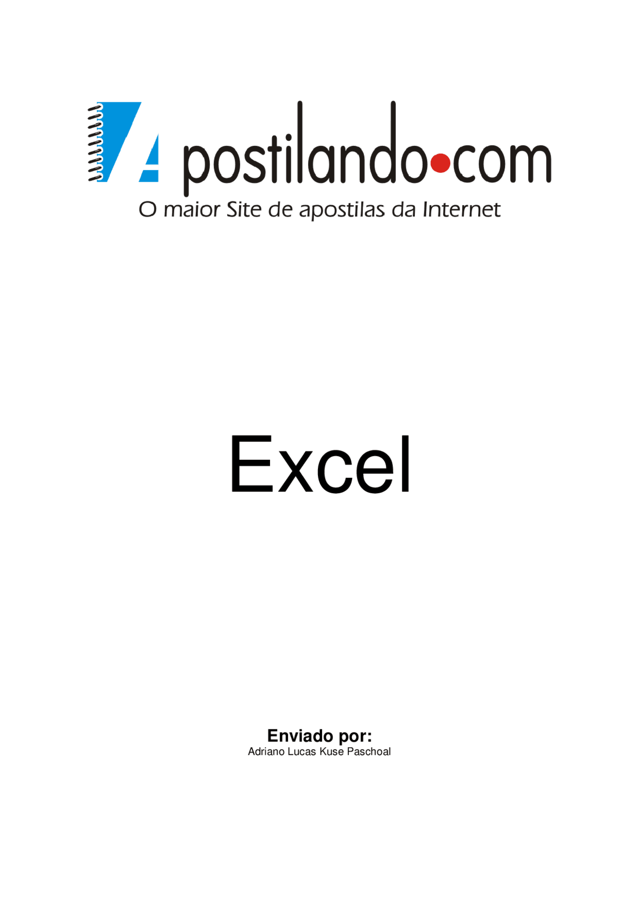 Office Excel Apostila Excel Docsity