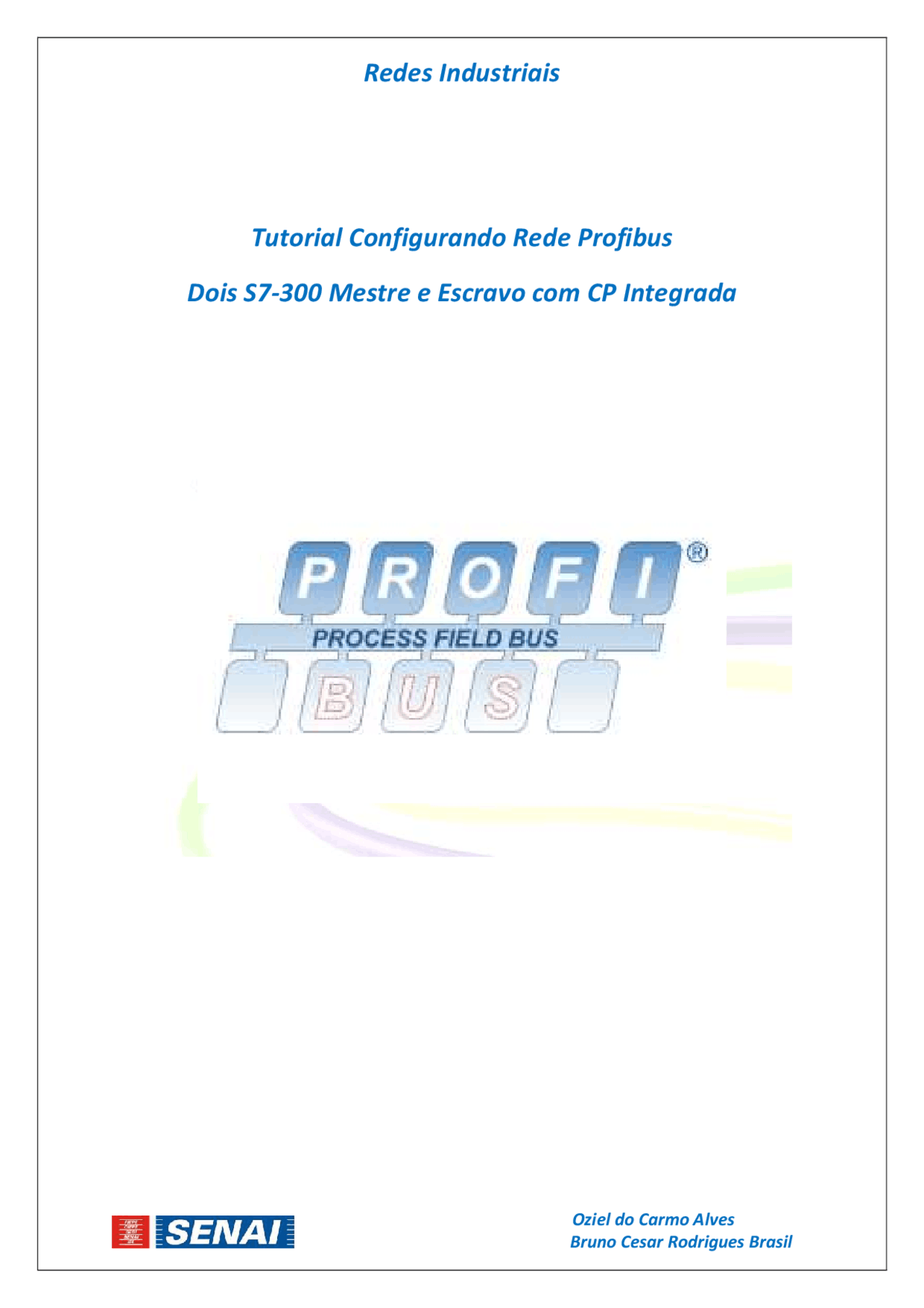Tutorial Rede Profibus 01 Siemens Ob Configurar Rede Profibus Master
