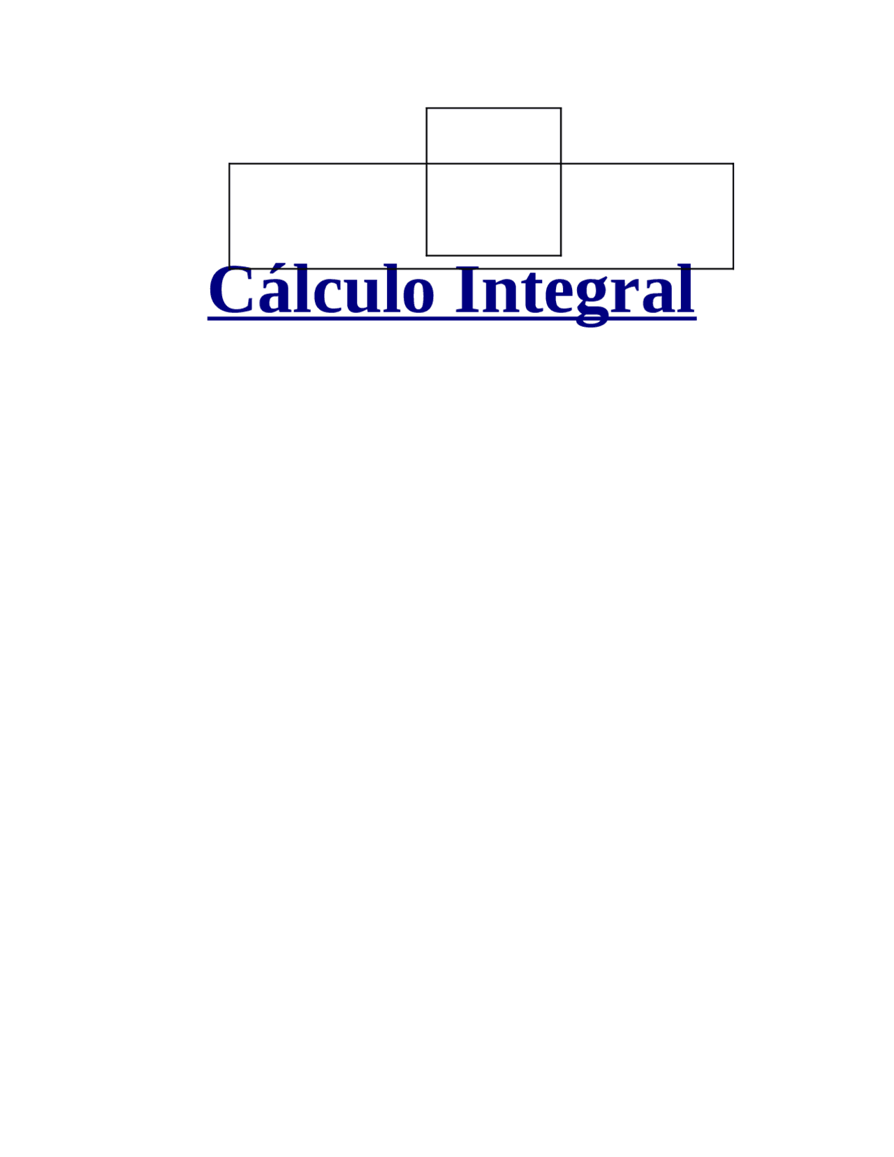 Cálculo Integral - calculo de integrais,fórmulas - Docsity