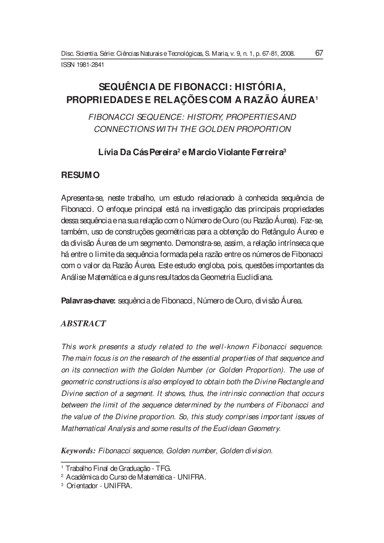SequÊncia De Fibonacci HistÓria Proprieda SequÊncia De Fibonacci