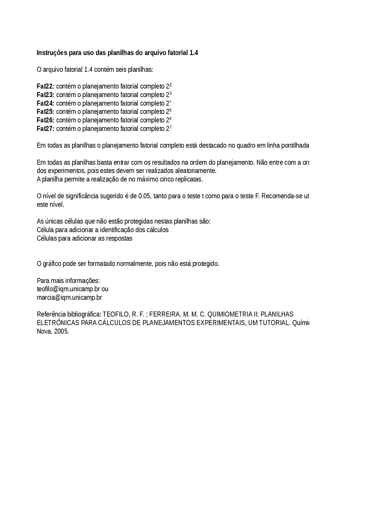 Fatorial 14 Fatorial14 Docsity