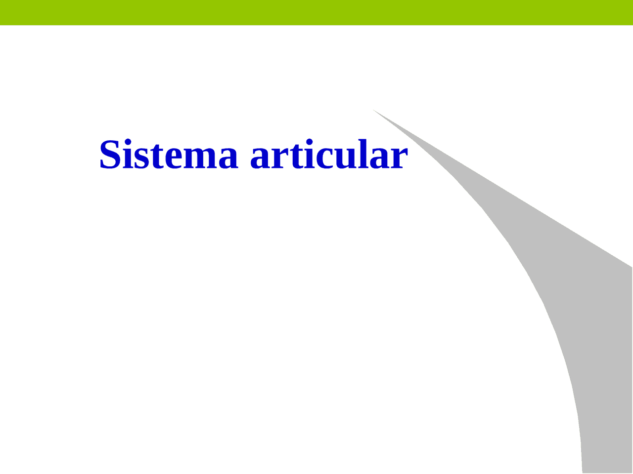 Generalidades Do Sistema Articular Artrologia Sistema Articular