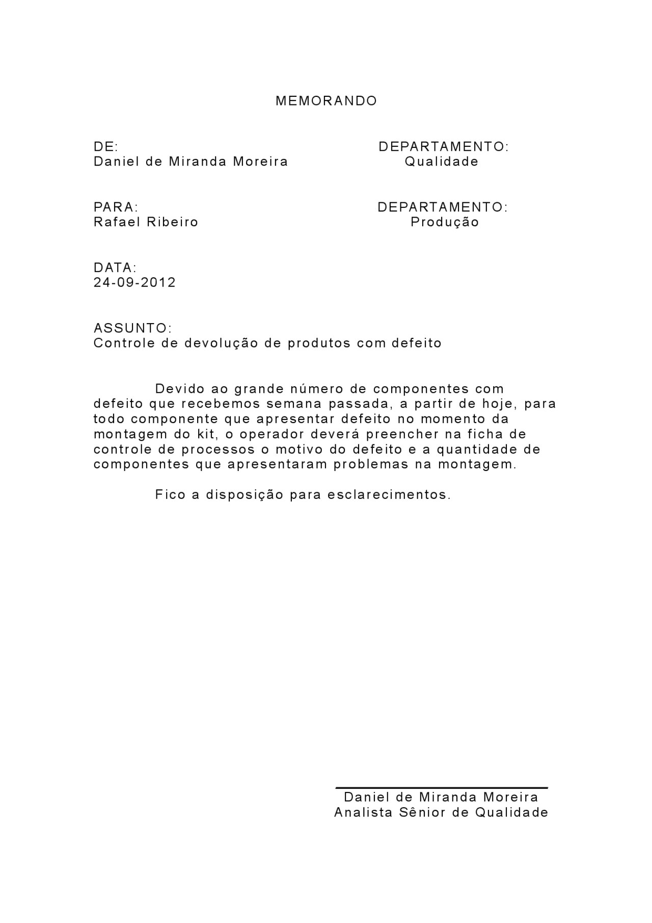 Documentos comerciais e empresariais - Exemplos de documentos ...