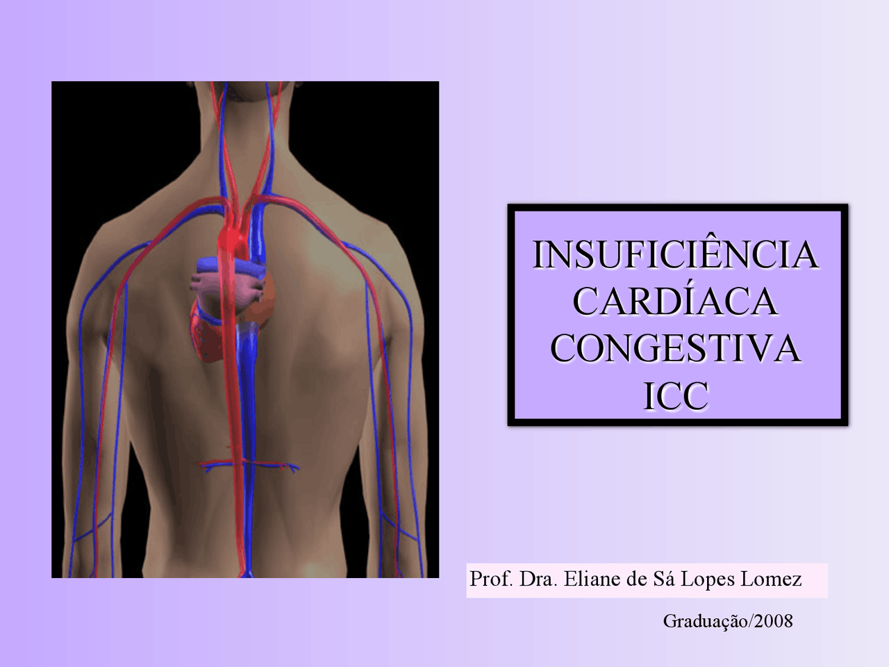 FAula 08 - Farmacologia ICC - Farmacologia da ICC - Profª Eliane - Docsity
