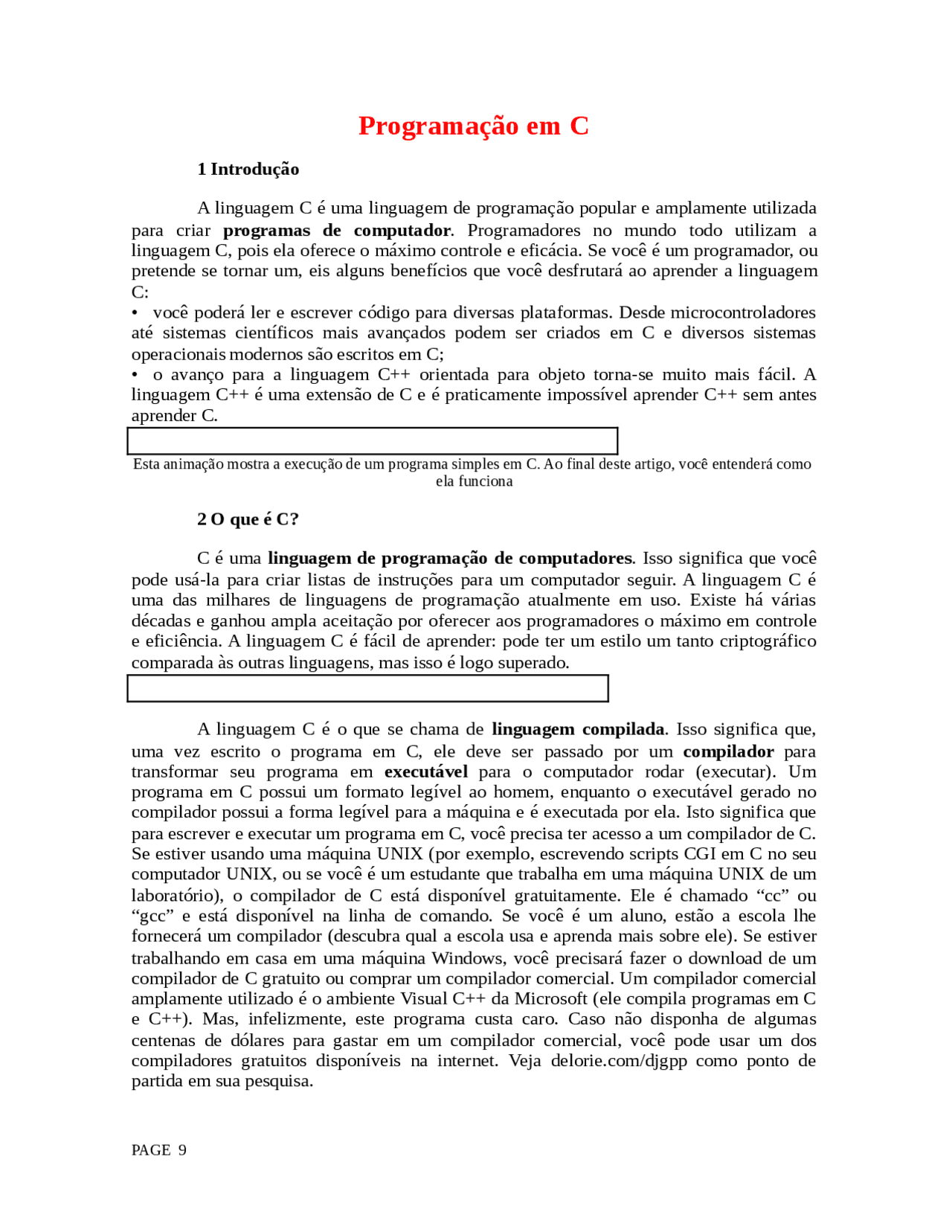 Programação Em C Apostila De Curso De Programação Em C Docsity
