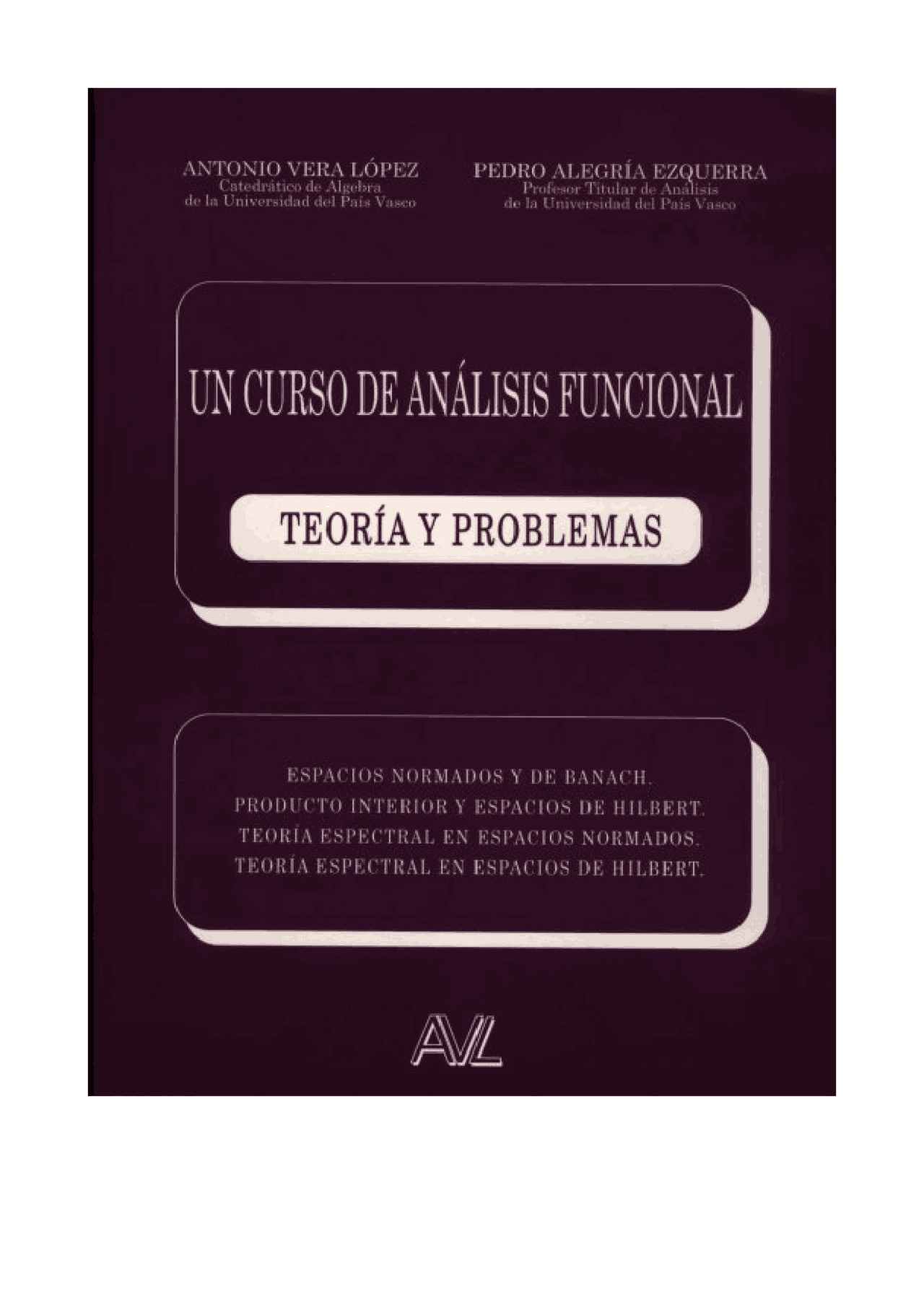 Analisis Funcional Analise Funcional Docsity