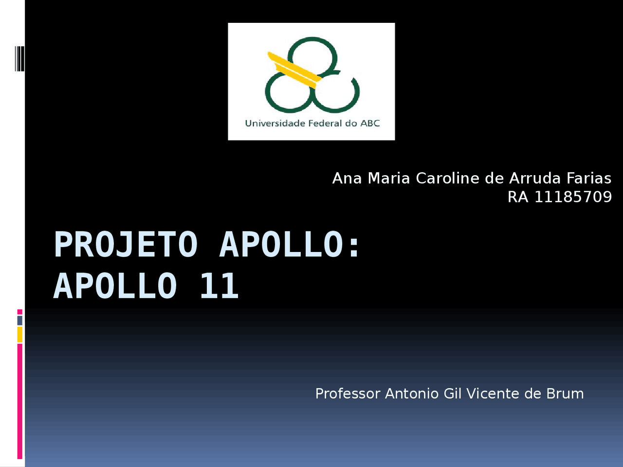 Projeto Apollo - Projeto Apollo - Docsity