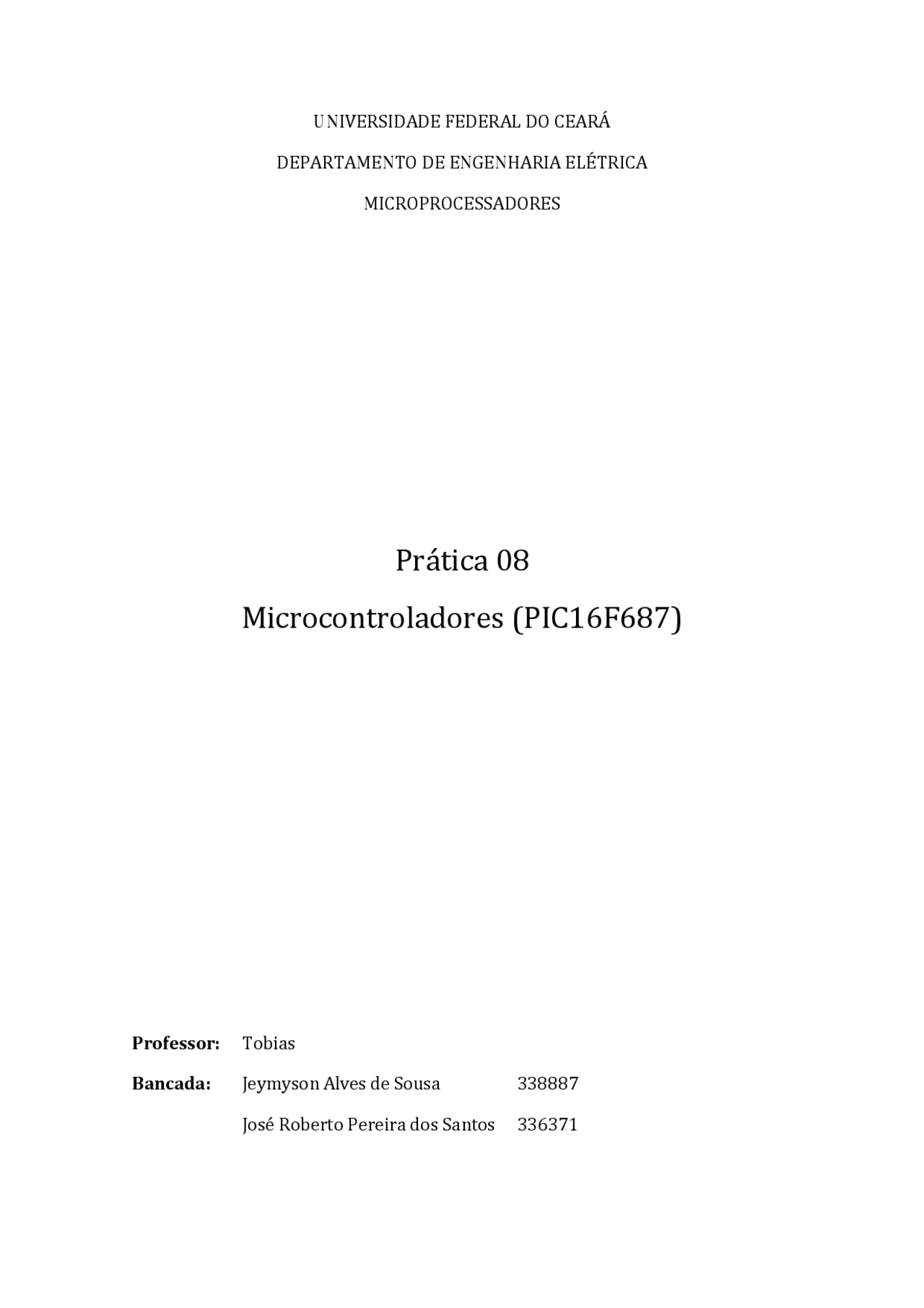 Relatorio08 Microcontroladores Código Em Assembly Para Fazer Dois