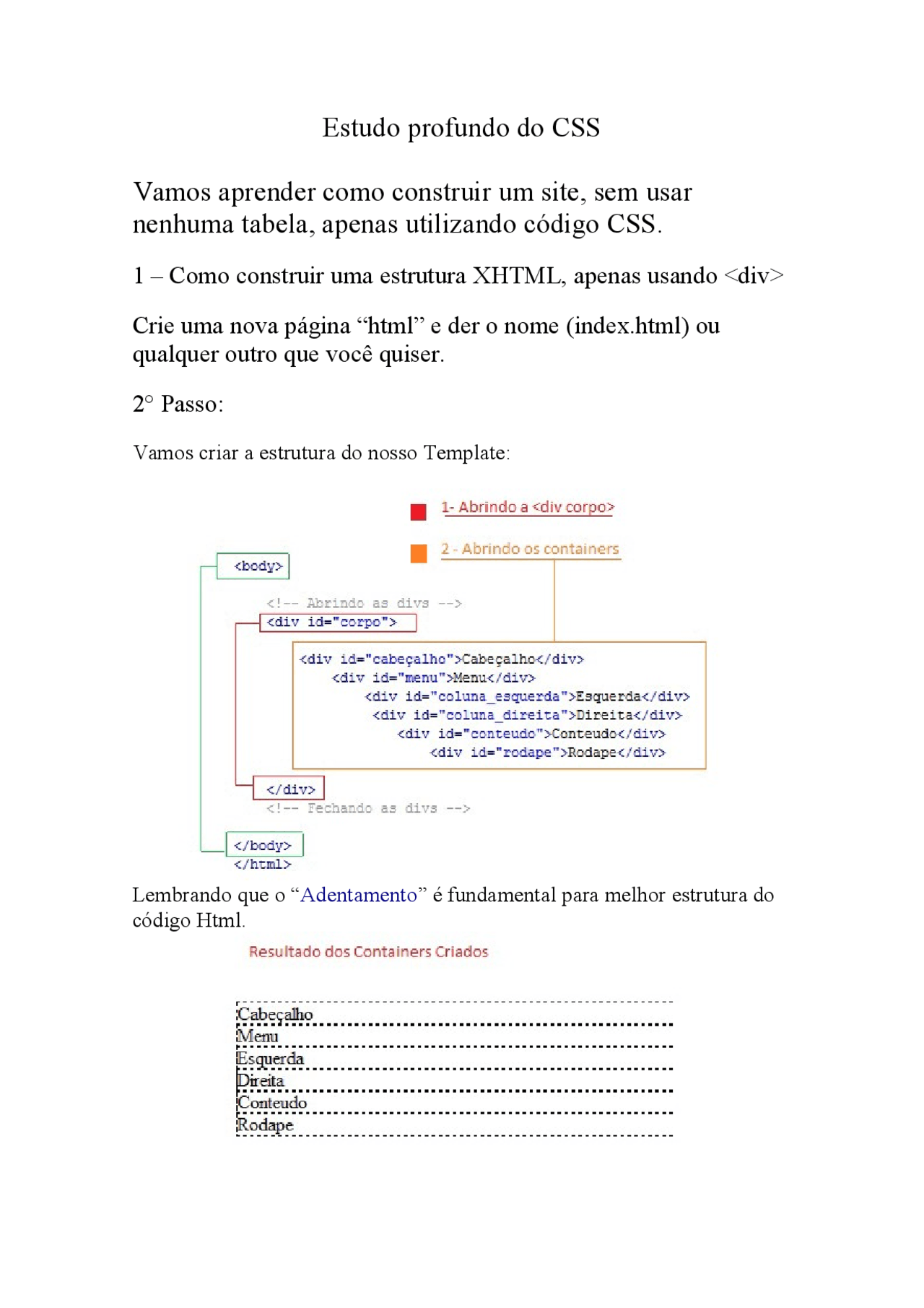 Estudo profundo do CSSVamos aprender como c - Estudo do CSS - Docsity
