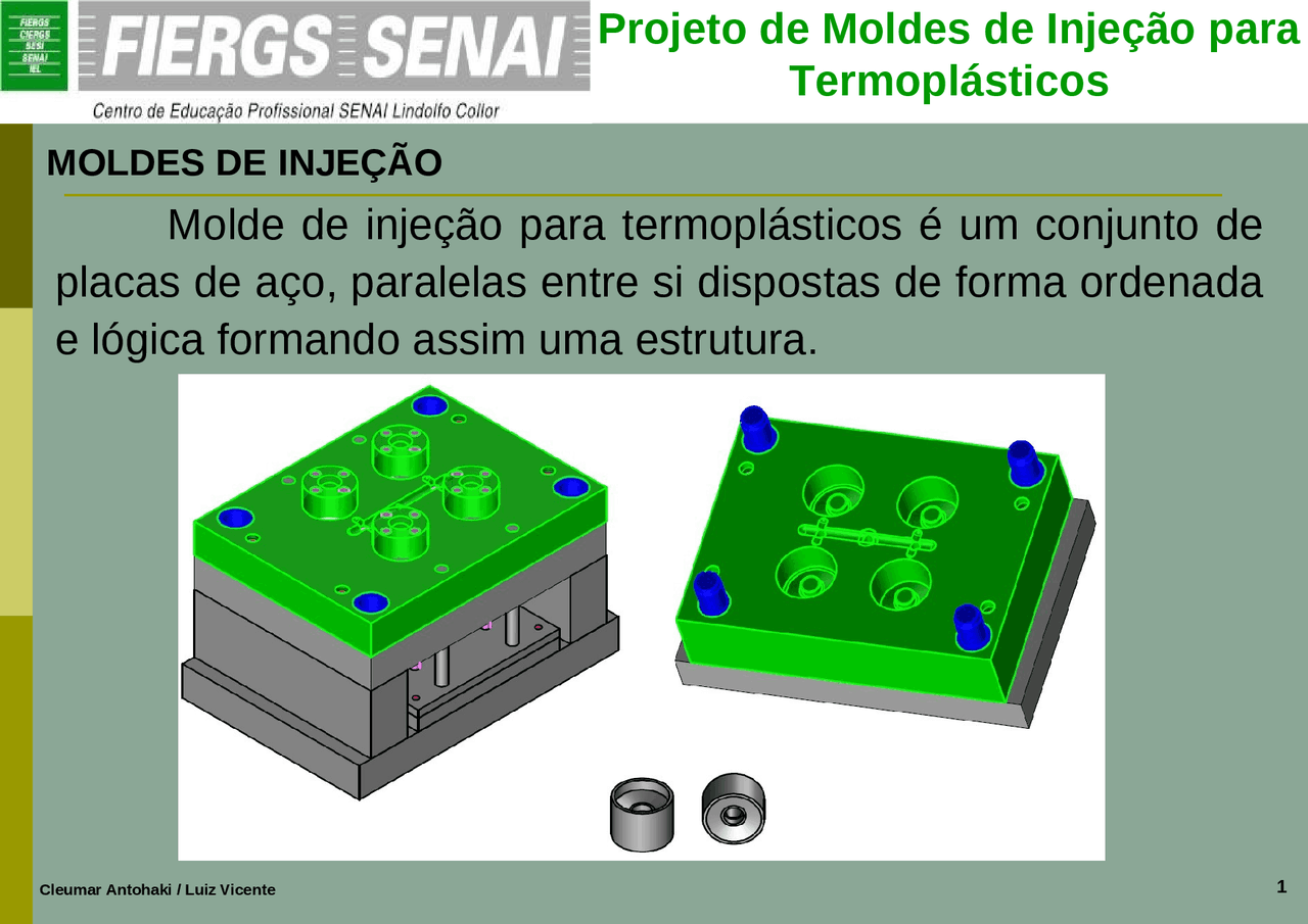 Molde de injeção 01 - Moldes de injeção - Docsity