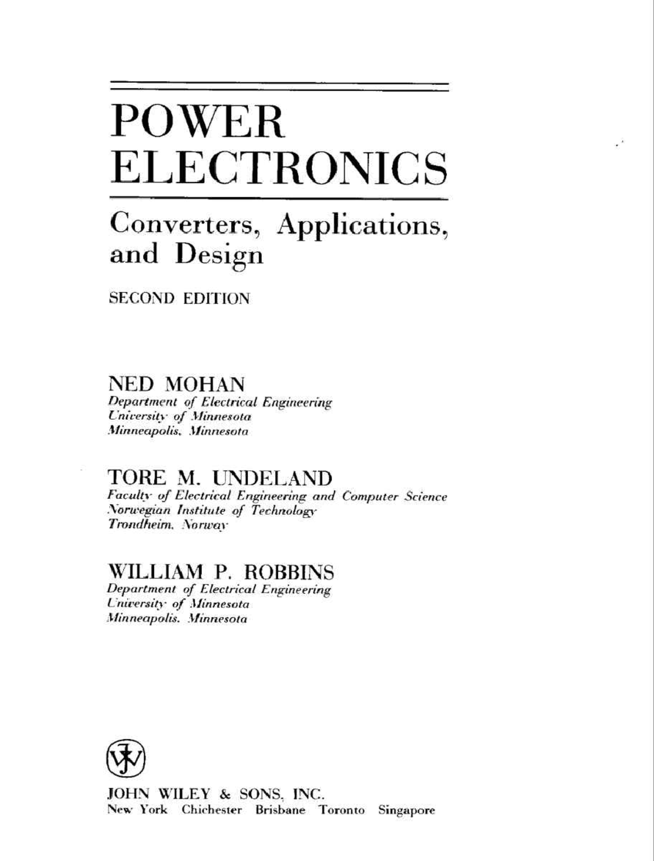 Ned Mohan - Eletrônica de Potência - PDF Ned Mohan eletrônica de ...