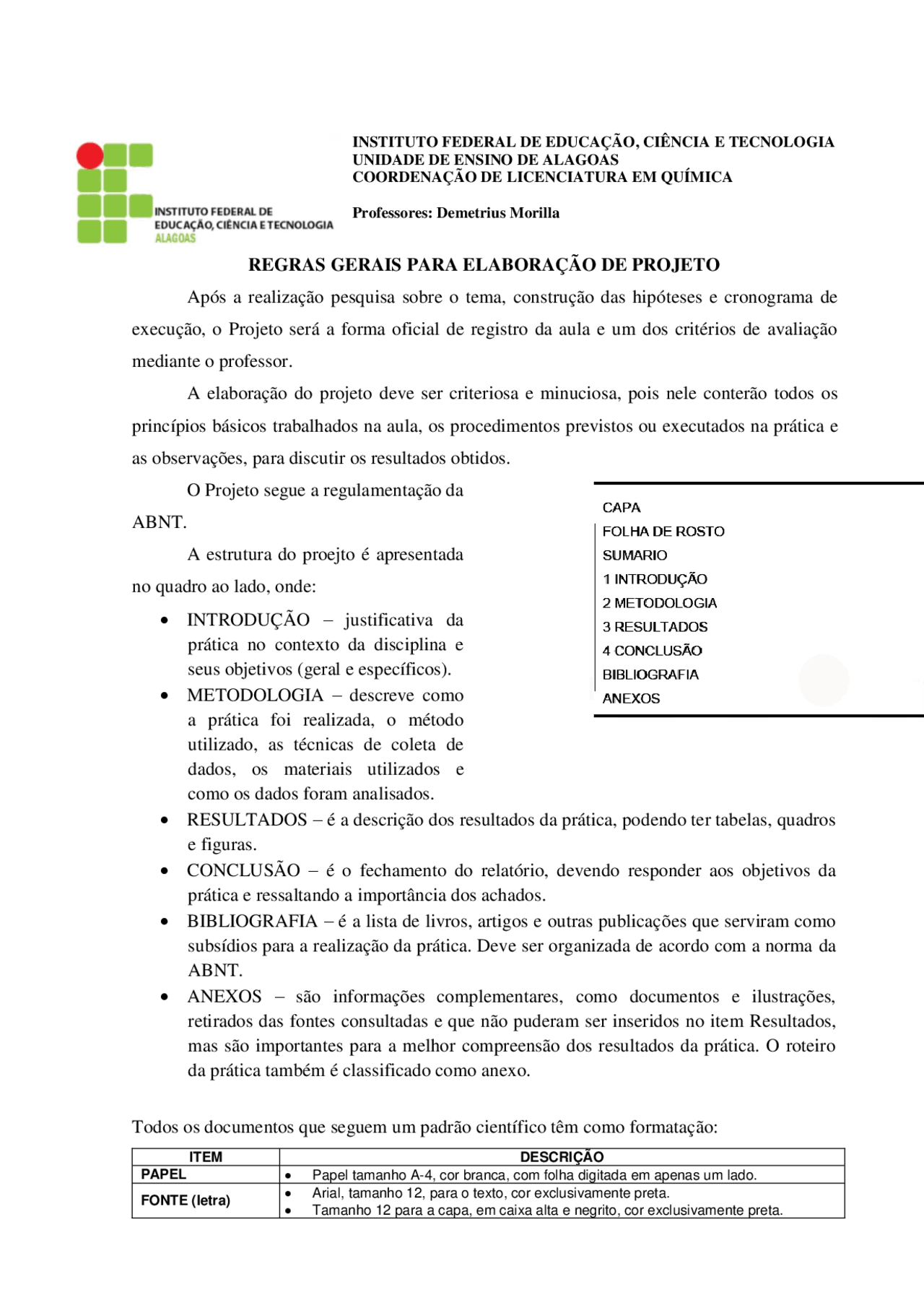 Modelo Projeto Integrador Projeto Integrador Ii E Iv Docsity