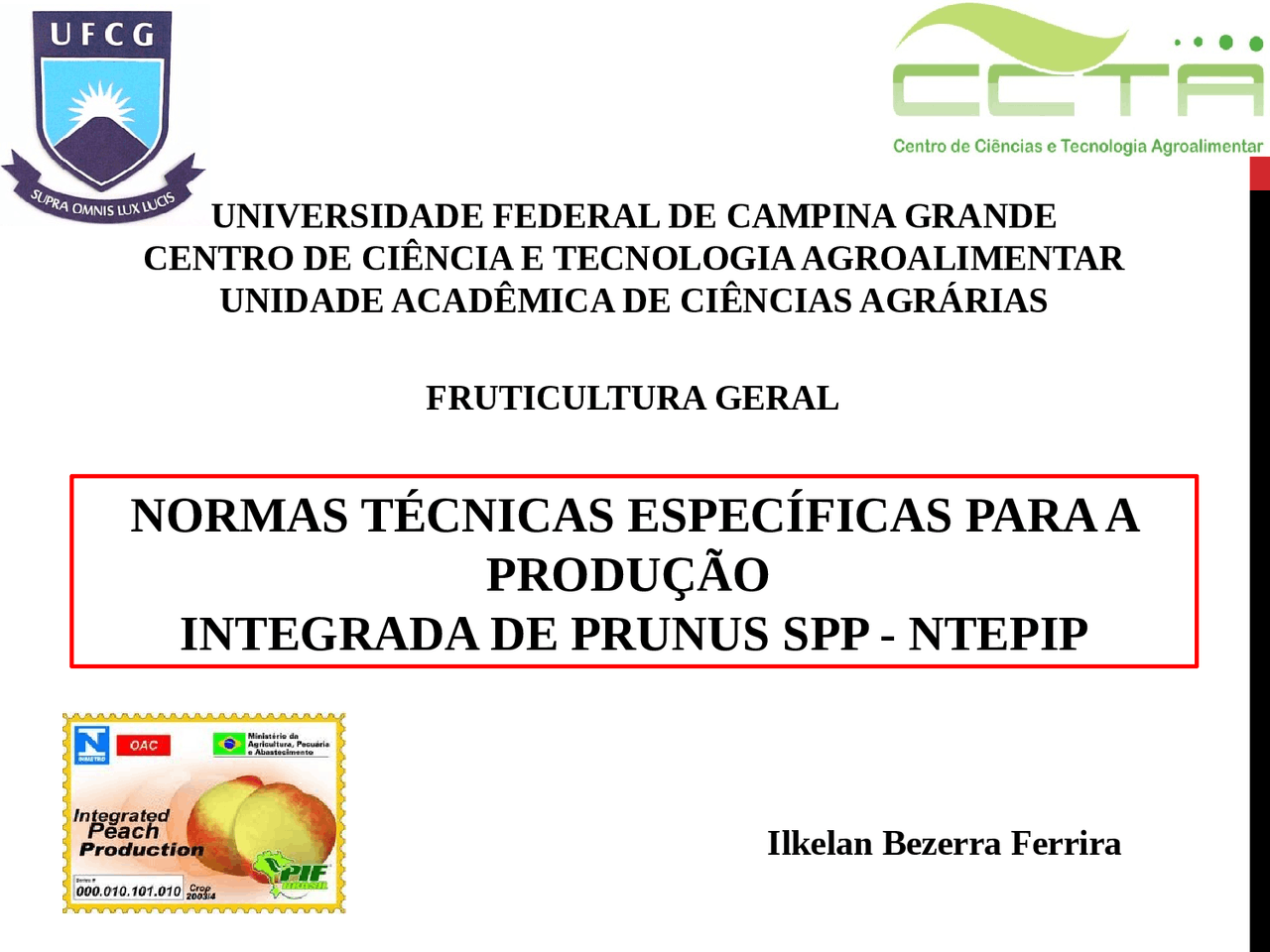 Fruticultura Geral Ilkelan Agronomia Docsity
