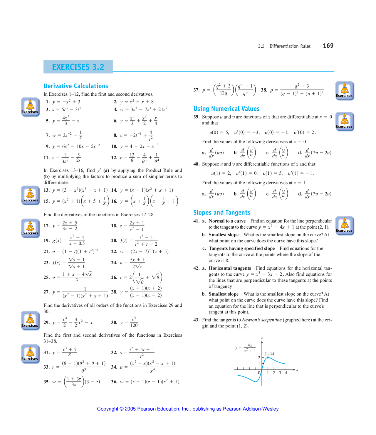 Calculo thomas 11ed - tcu11 03 02ex - Livro de Calculo - Docsity
