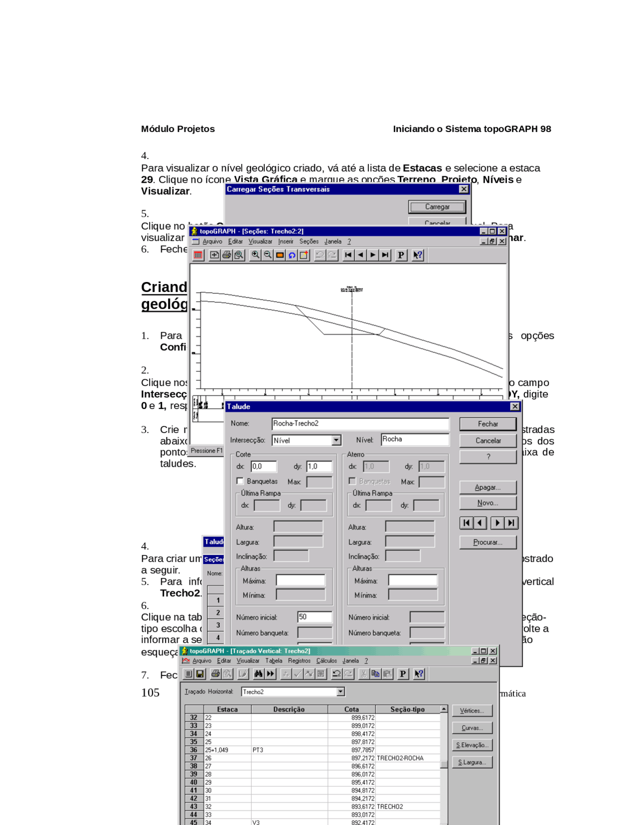 TUTORIAL COMPLETO TOPOGRAPH98SE - tutorial - proj41-50a - MANUAIS DO ...