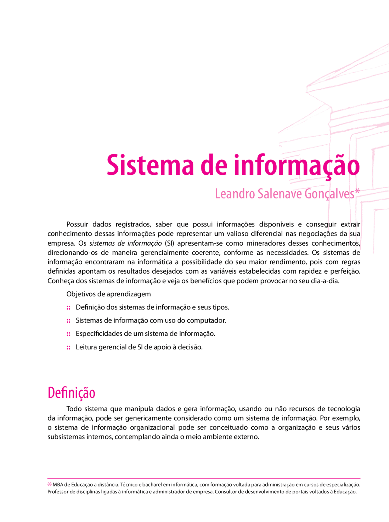 Sistema De Informação Melhor Livro De Sistema De Informacao Docsity