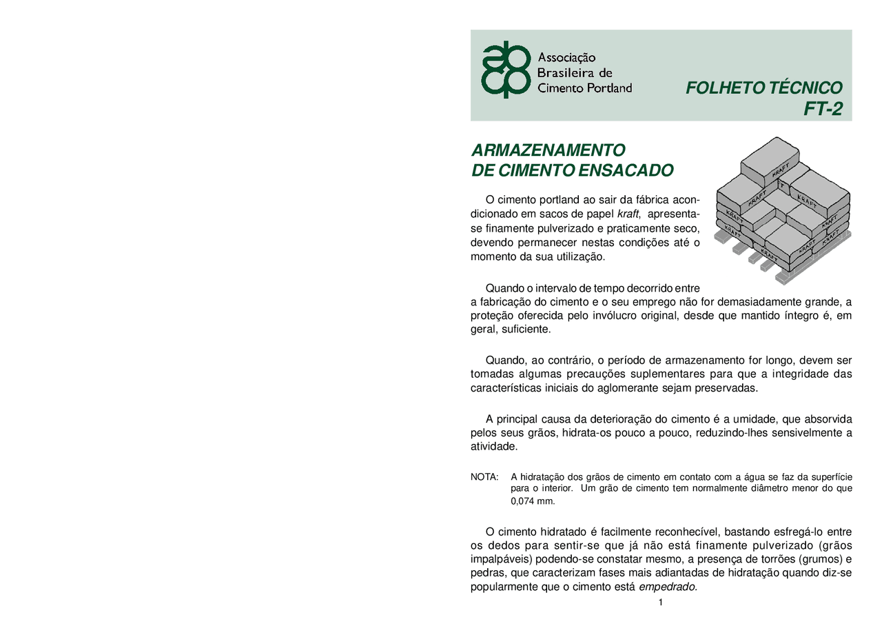 Deposito cimento - Deposito de cimento | Docsity