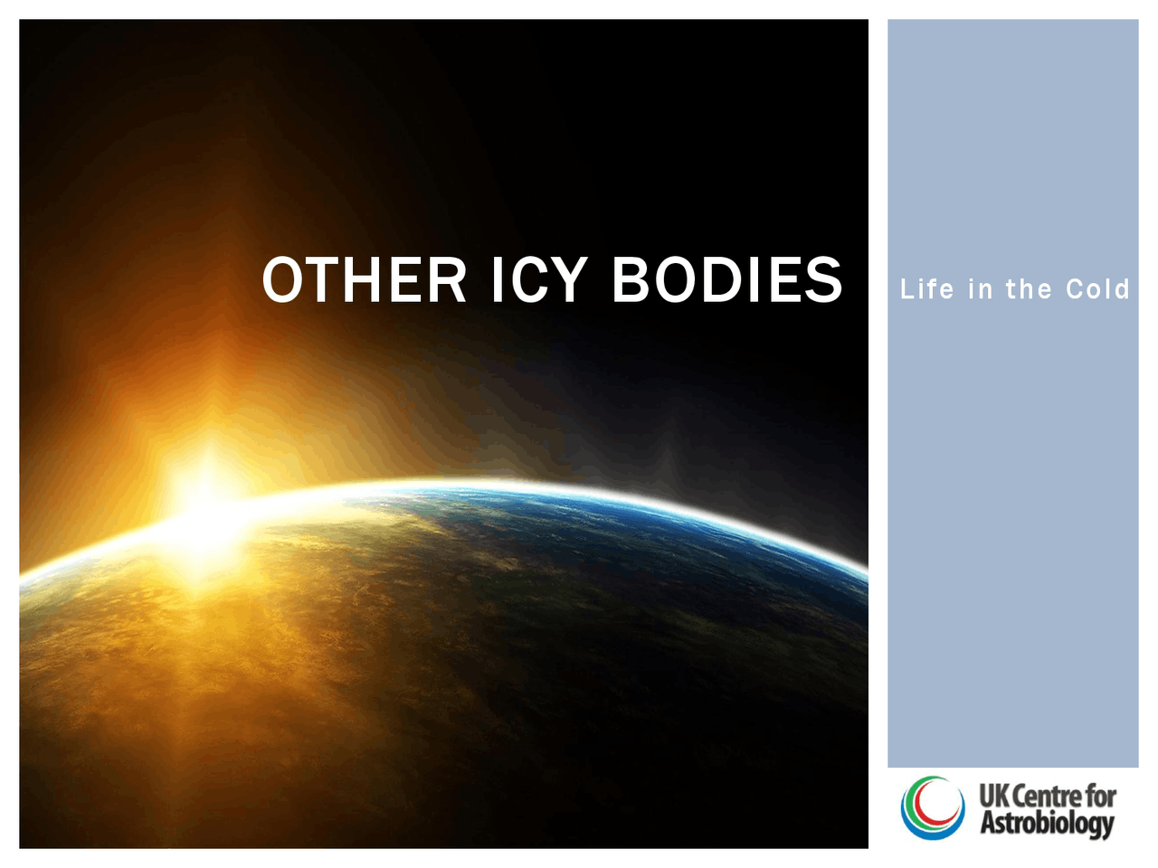 23 - Other icy bodies - Astrobiology - Docsity