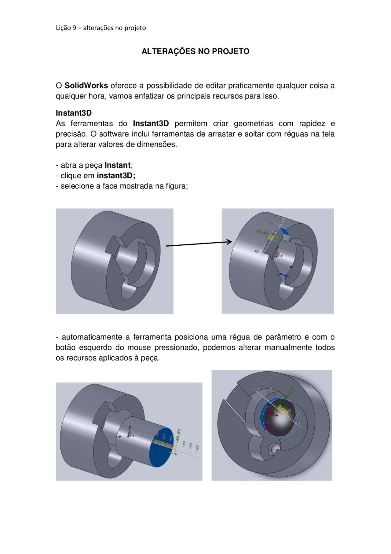 Curso De Soliworks Lio 9 Curso De Solidworks Docsity