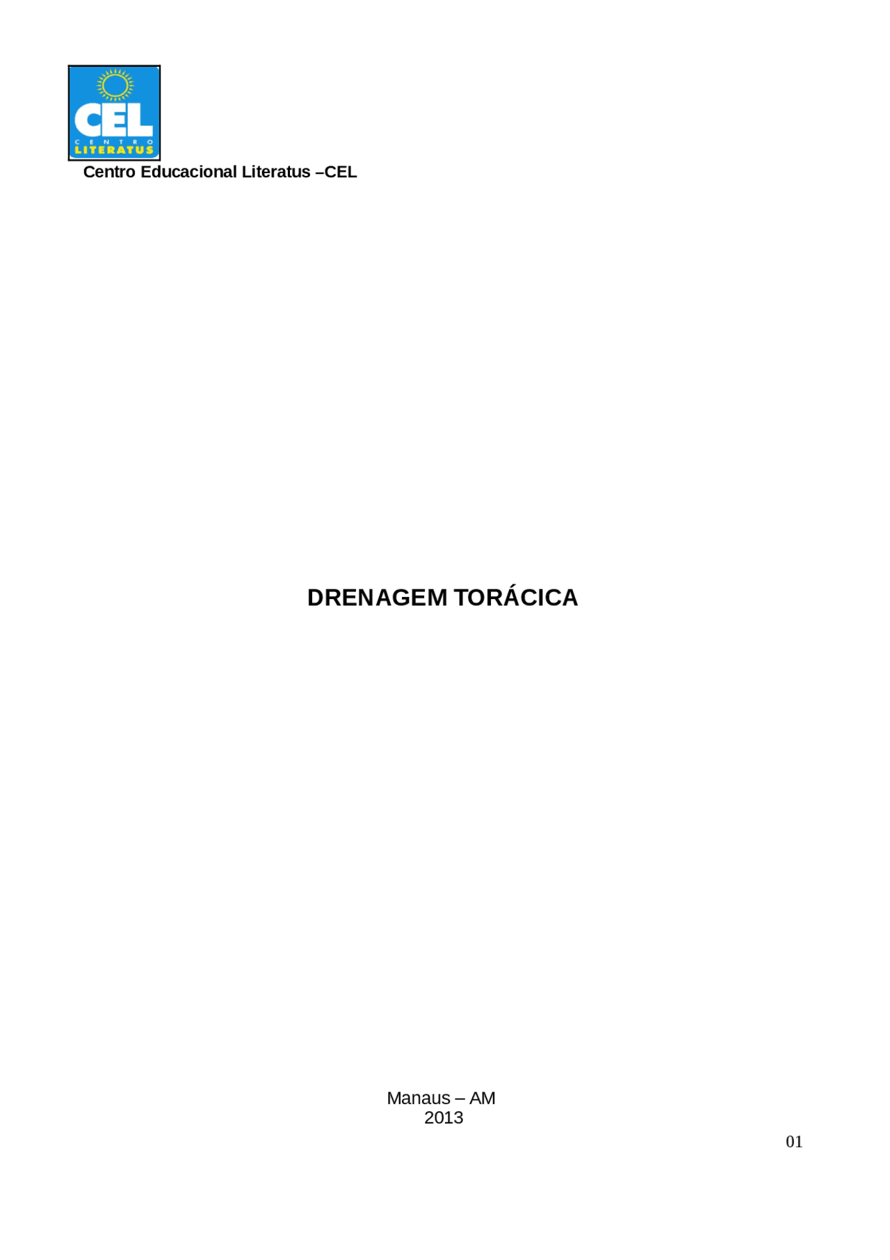 Drenagem Toracica Tipos De Drenos Cuidados Docsity