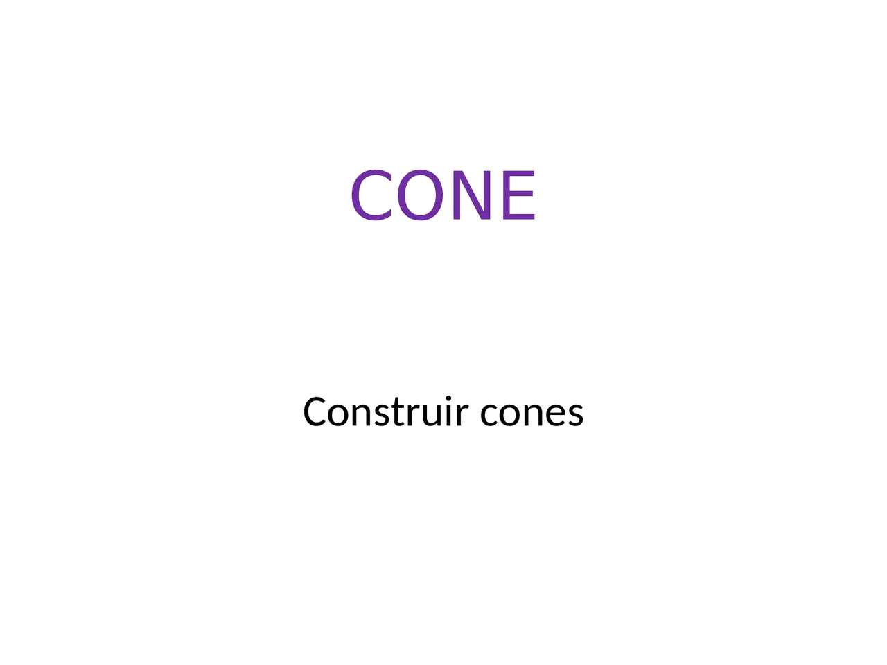 Estudo sobre o cone - Aula sobre cone - Docsity
