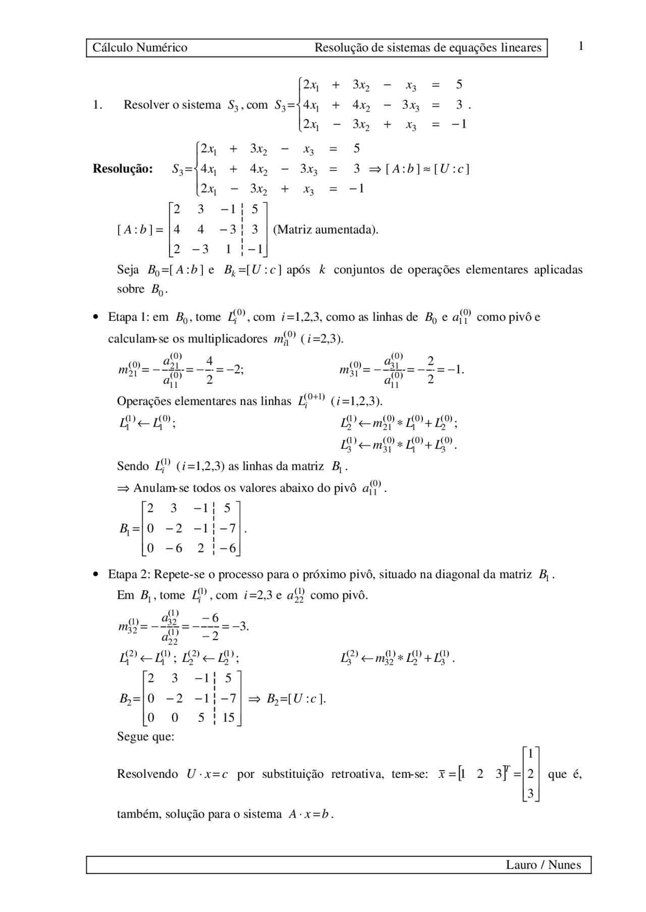 Calculo Numerico Cn Cap03 Exe Metodos Interativos Docsity