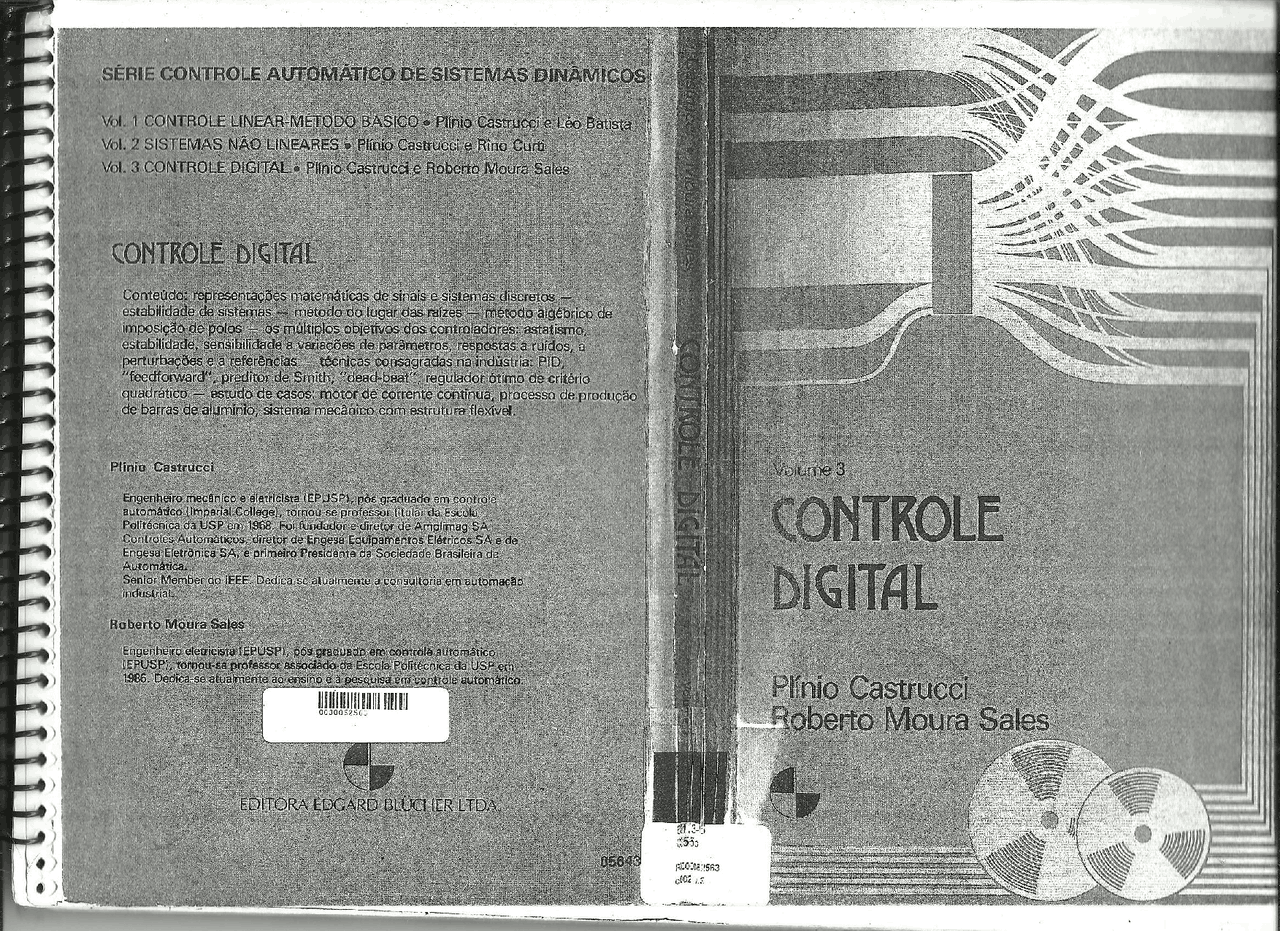Controle Digital Castrucci - livro em pdf de controle discreto ou controle digital | Docsity
