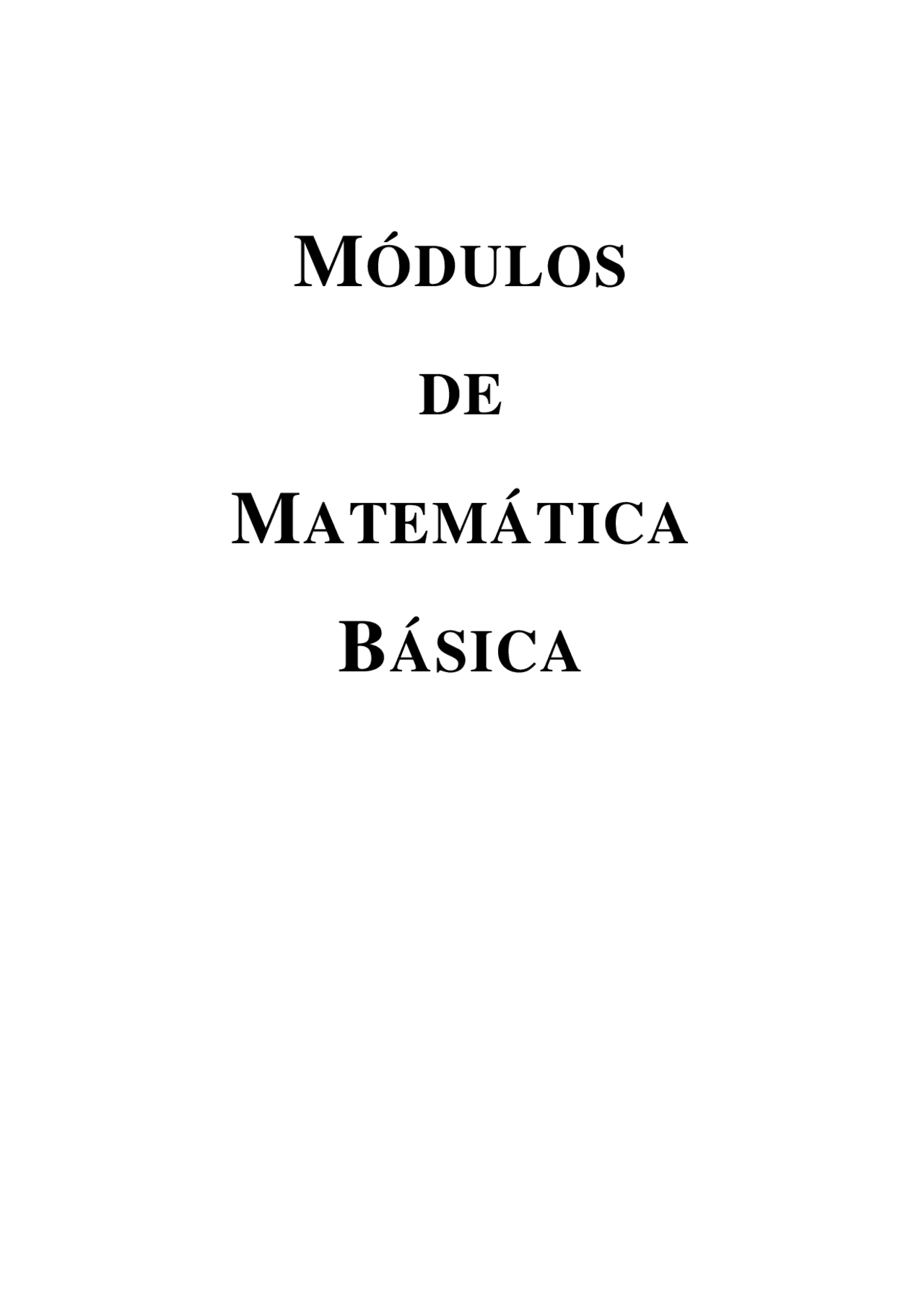 Modulo 1 Frações Modulo De Matemática Basica Docsity