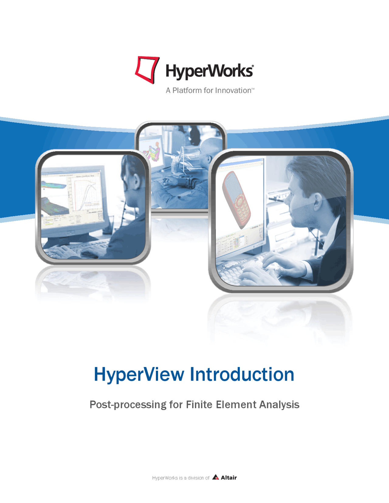 Printed Edition - hv100 intro - tutoriais hyperworks - Docsity