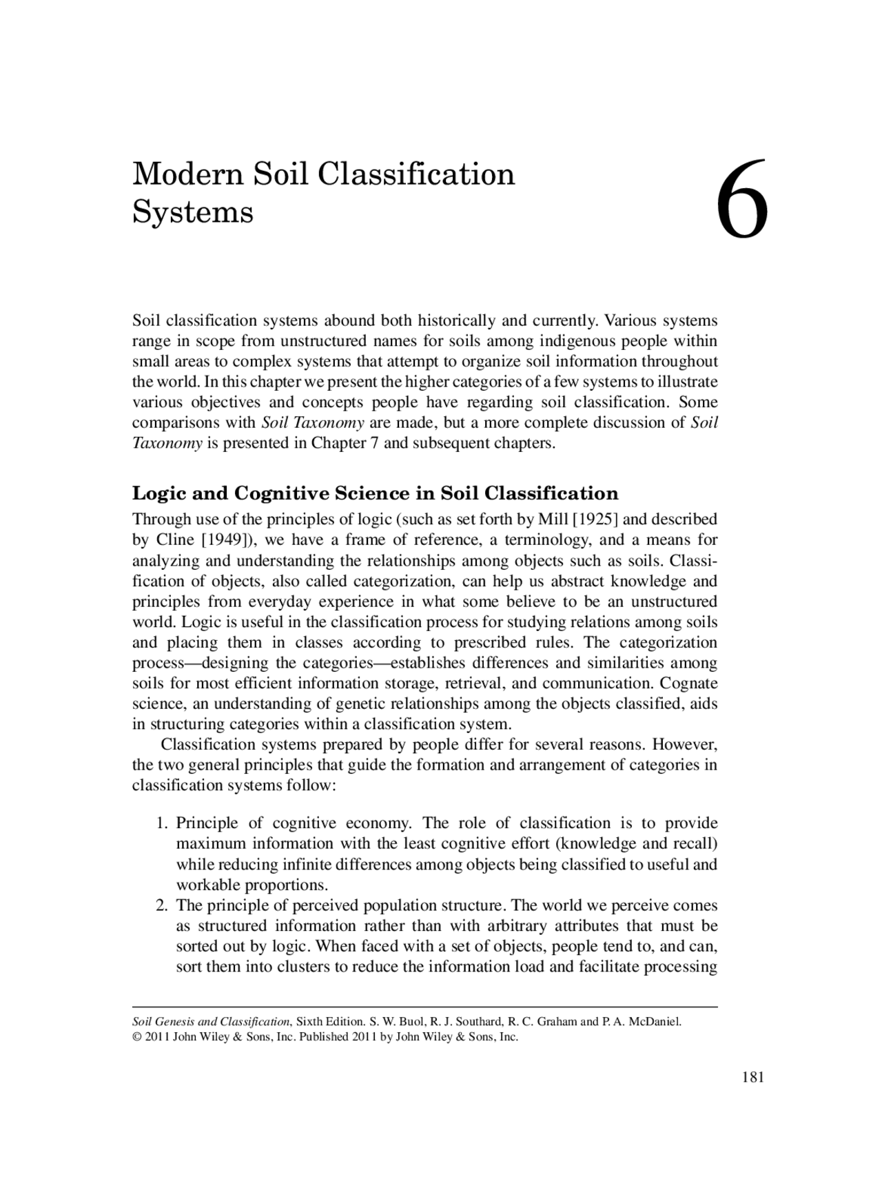 Ch 6 - Modern Soil Classification Systems - Soil Genesis and ...